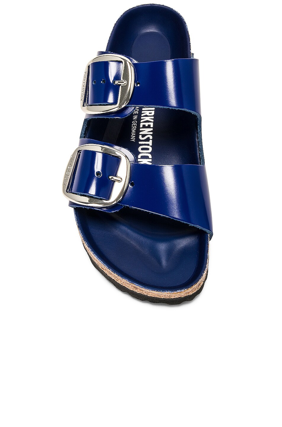 BIRKENSTOCK Arizona Big Buckle High Shine in Cobalt | FWRD