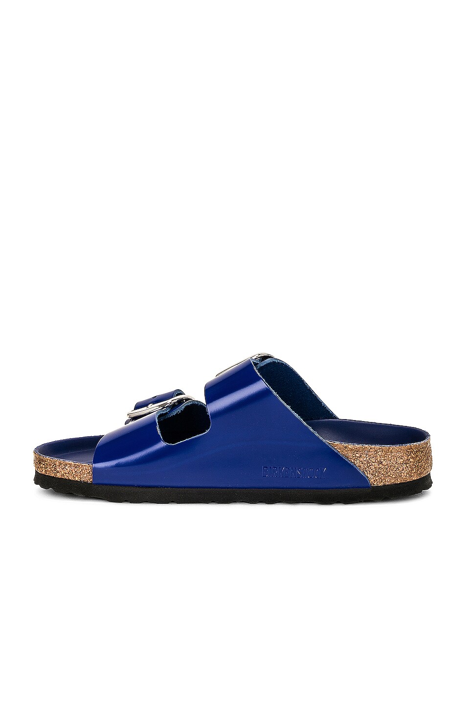 BIRKENSTOCK Arizona Big Buckle High Shine in Cobalt | FWRD