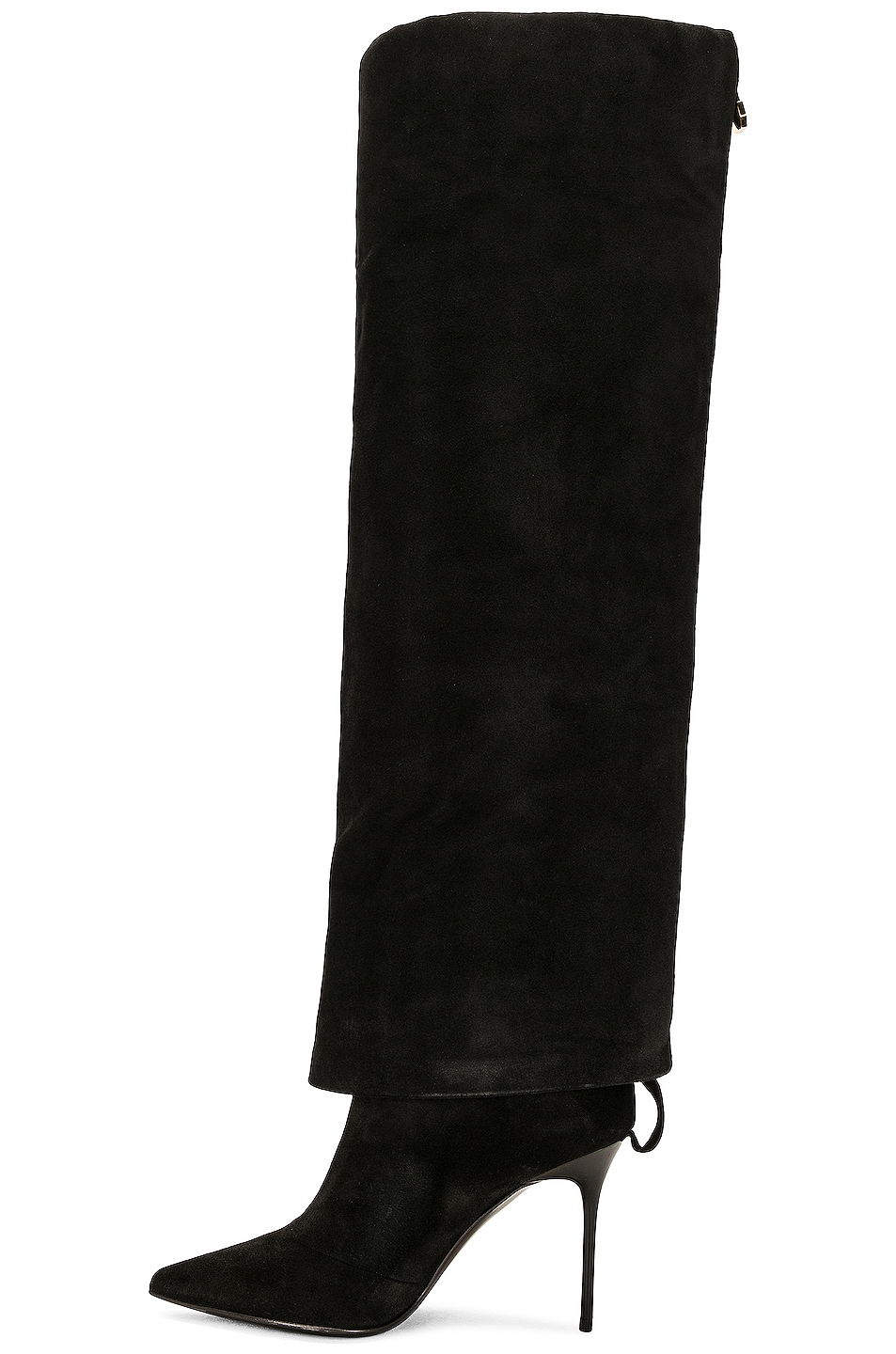 BALMAIN Ariel Suede Boot in Noir | FWRD