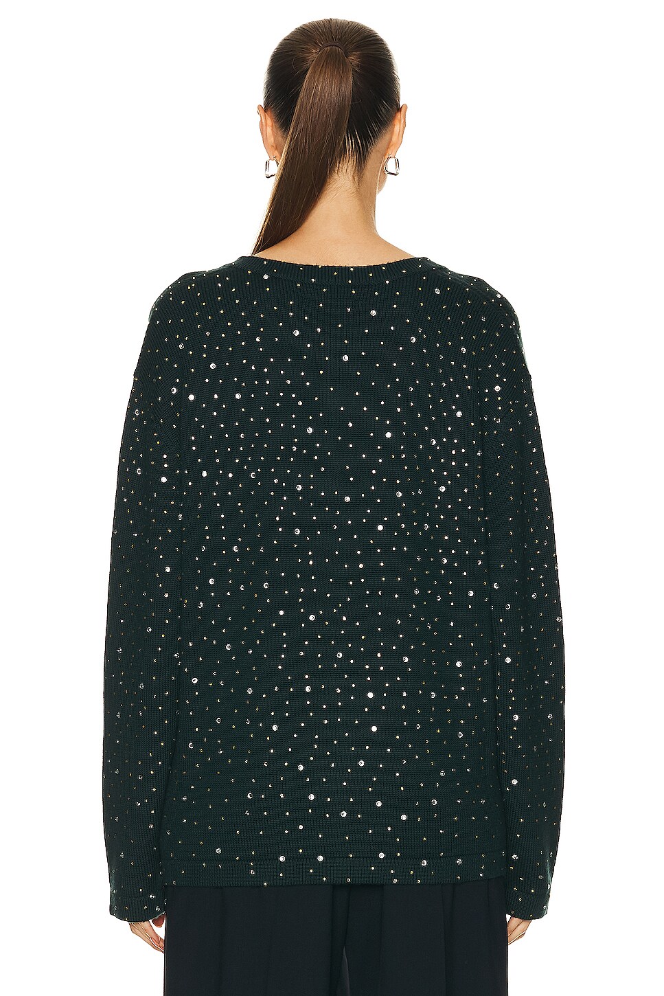 BODE Beaded Solid Cardigan in Blue | FWRD