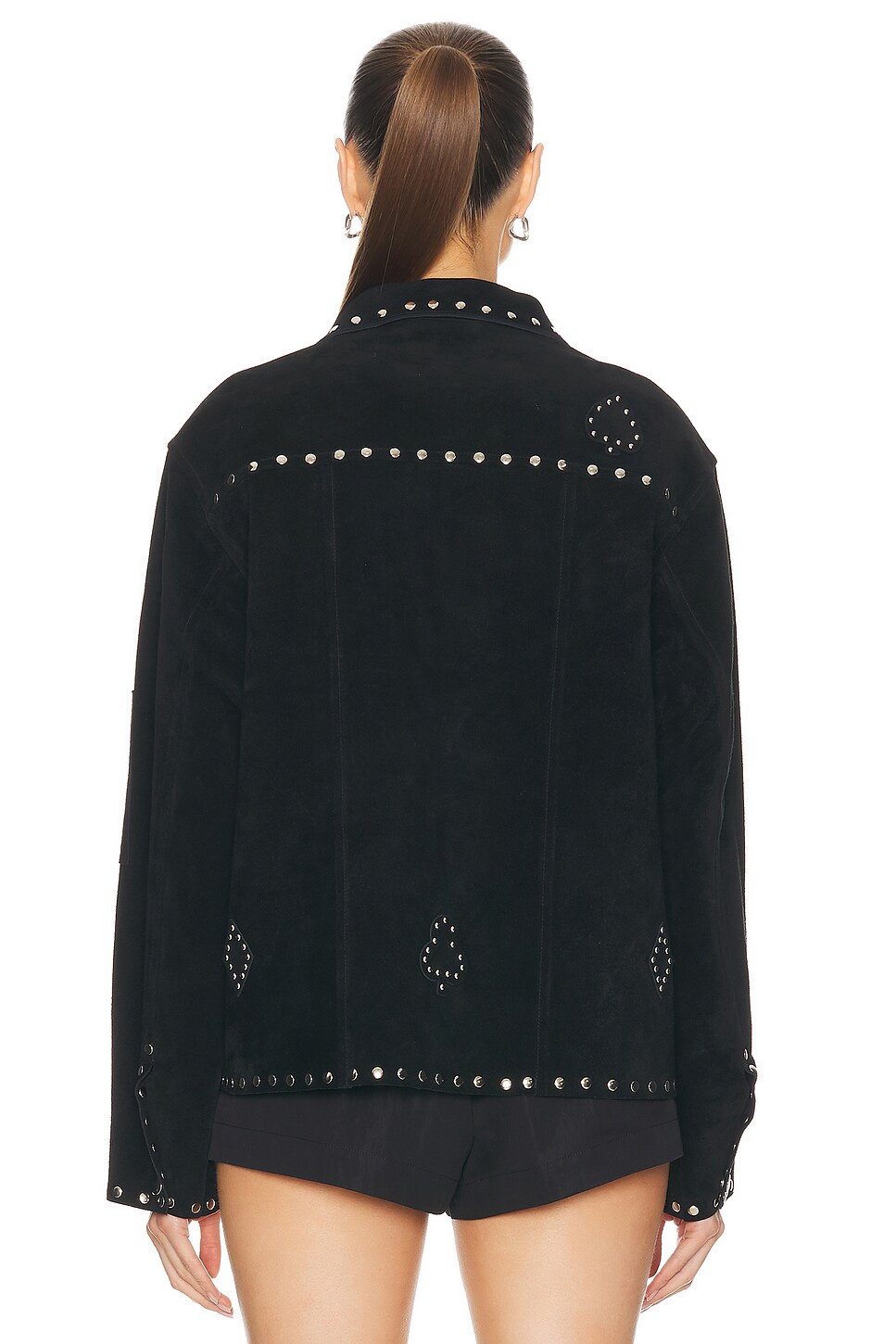 BODE Deck Of Cards Studded Jacket in Black | FWRD