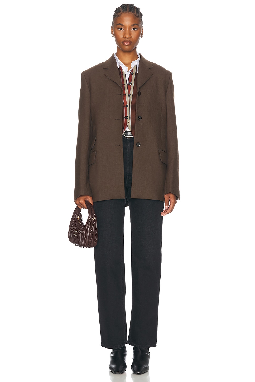 BODE Arizona Stripe Waistcoat in Multi | FWRD