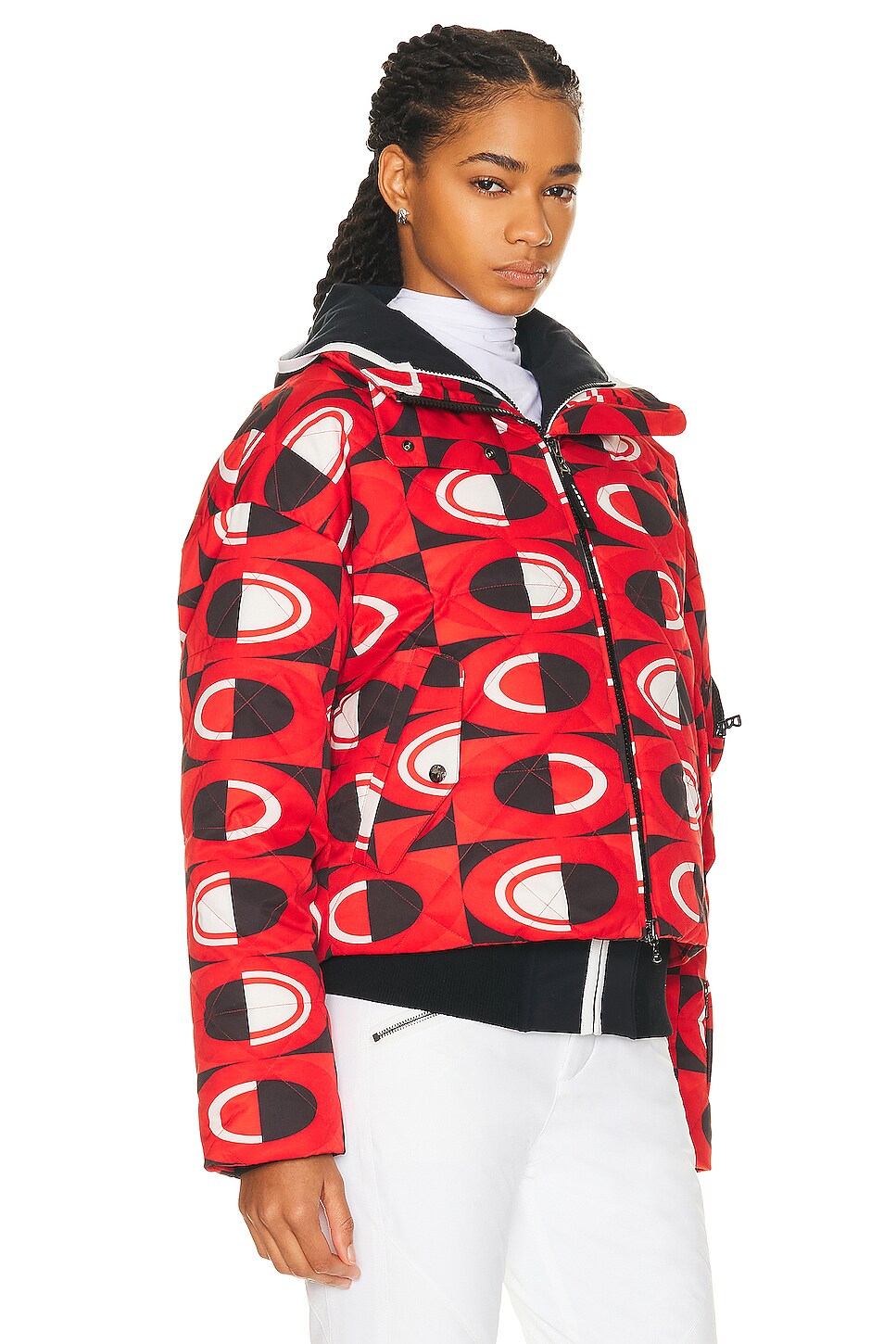 BOGNER Elani-D1 Jacket in Fast Red | FWRD