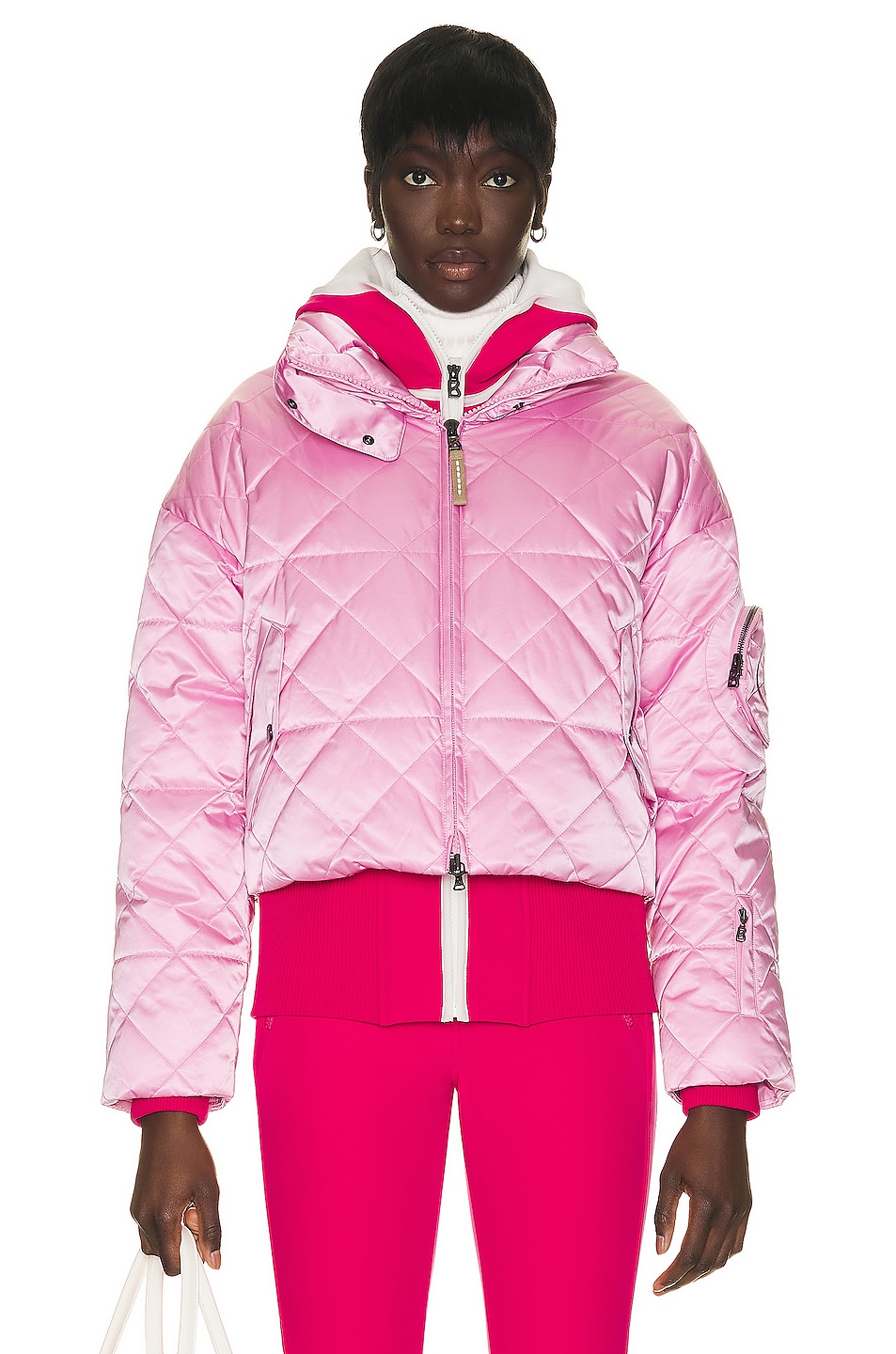 BOGNER Elani-D Jacket in Bright Rose | FWRD