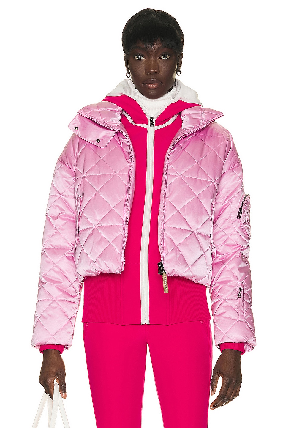 BOGNER Elani-D Jacket in Bright Rose | FWRD
