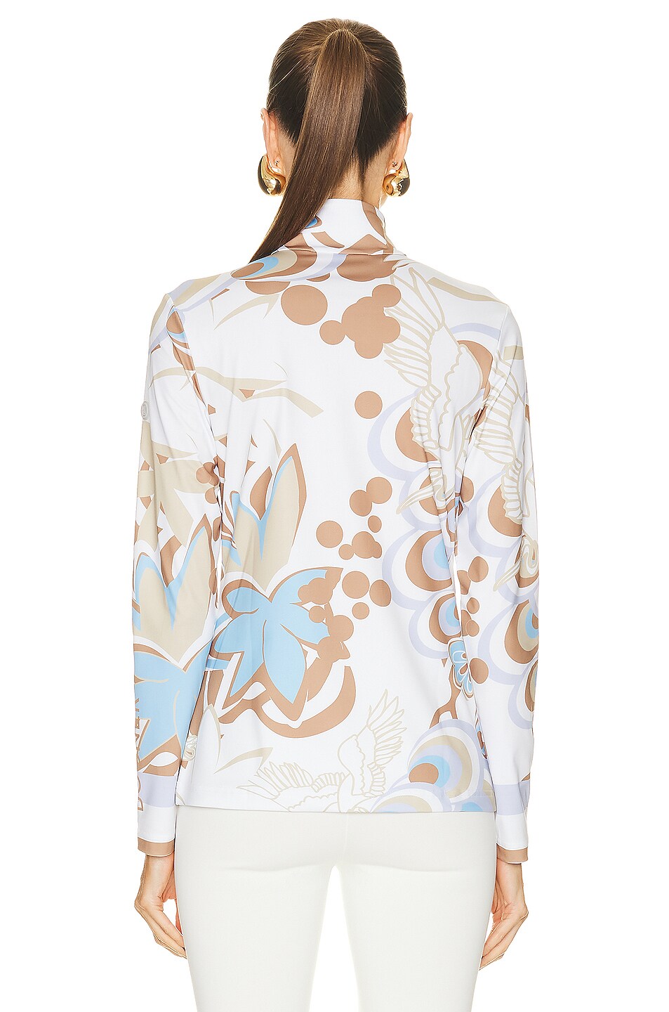 BOGNER Beline 1 Top in White & Blue | FWRD