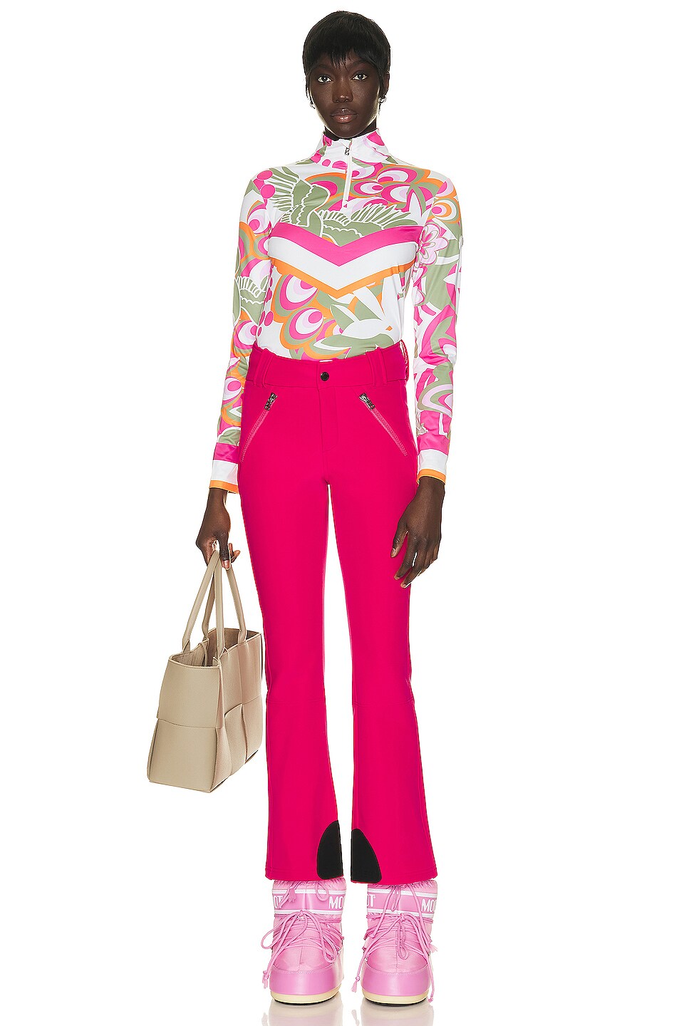 BOGNER Beline 1 Top in White & Pink | FWRD