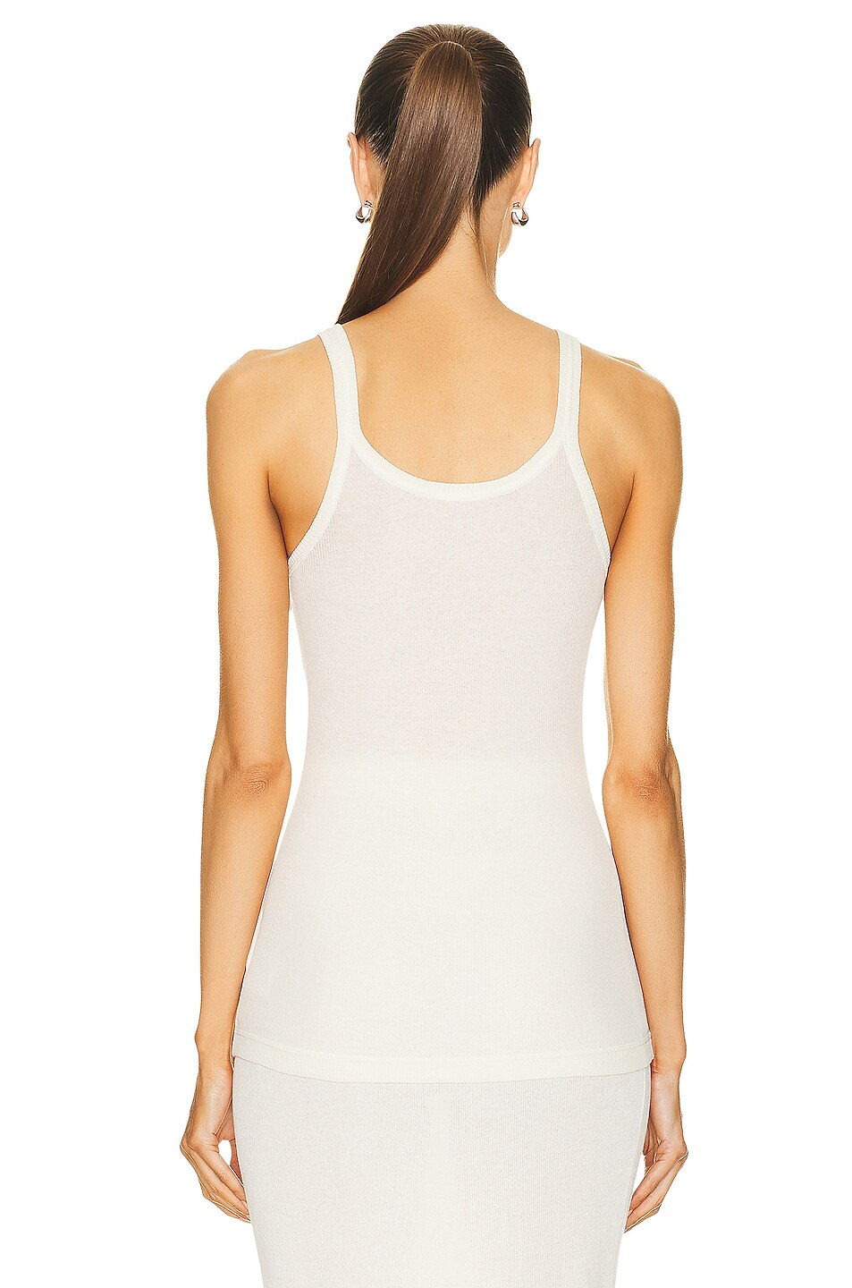 Bottega Veneta Tank Top in Chalk | FWRD
