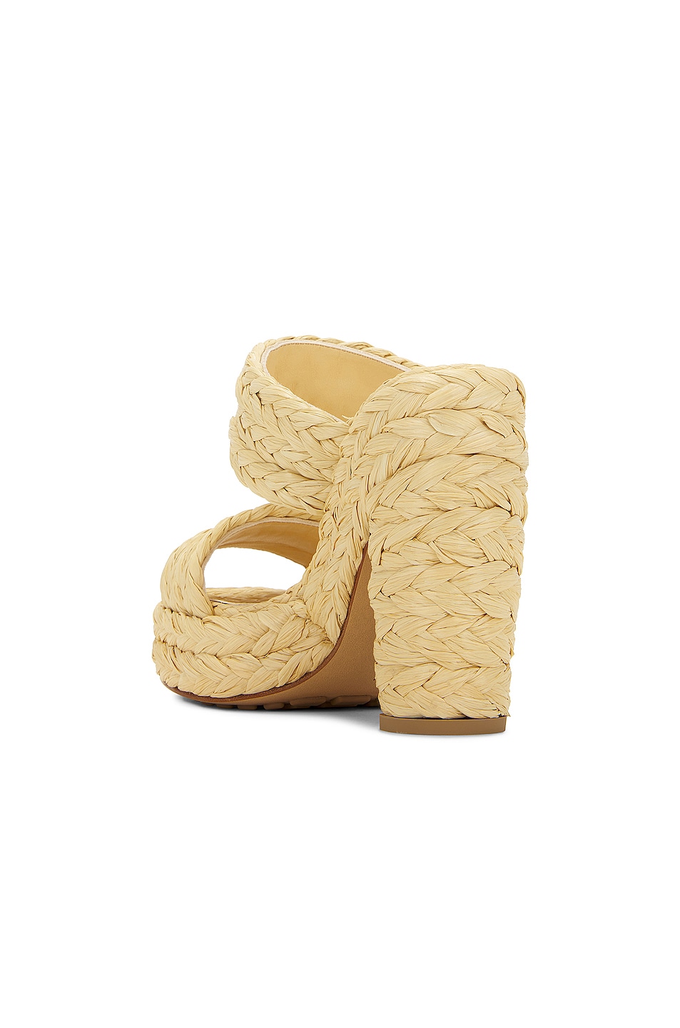 Bottega Veneta Trinity Weave Mule Sandal in Cane Sugar | FWRD