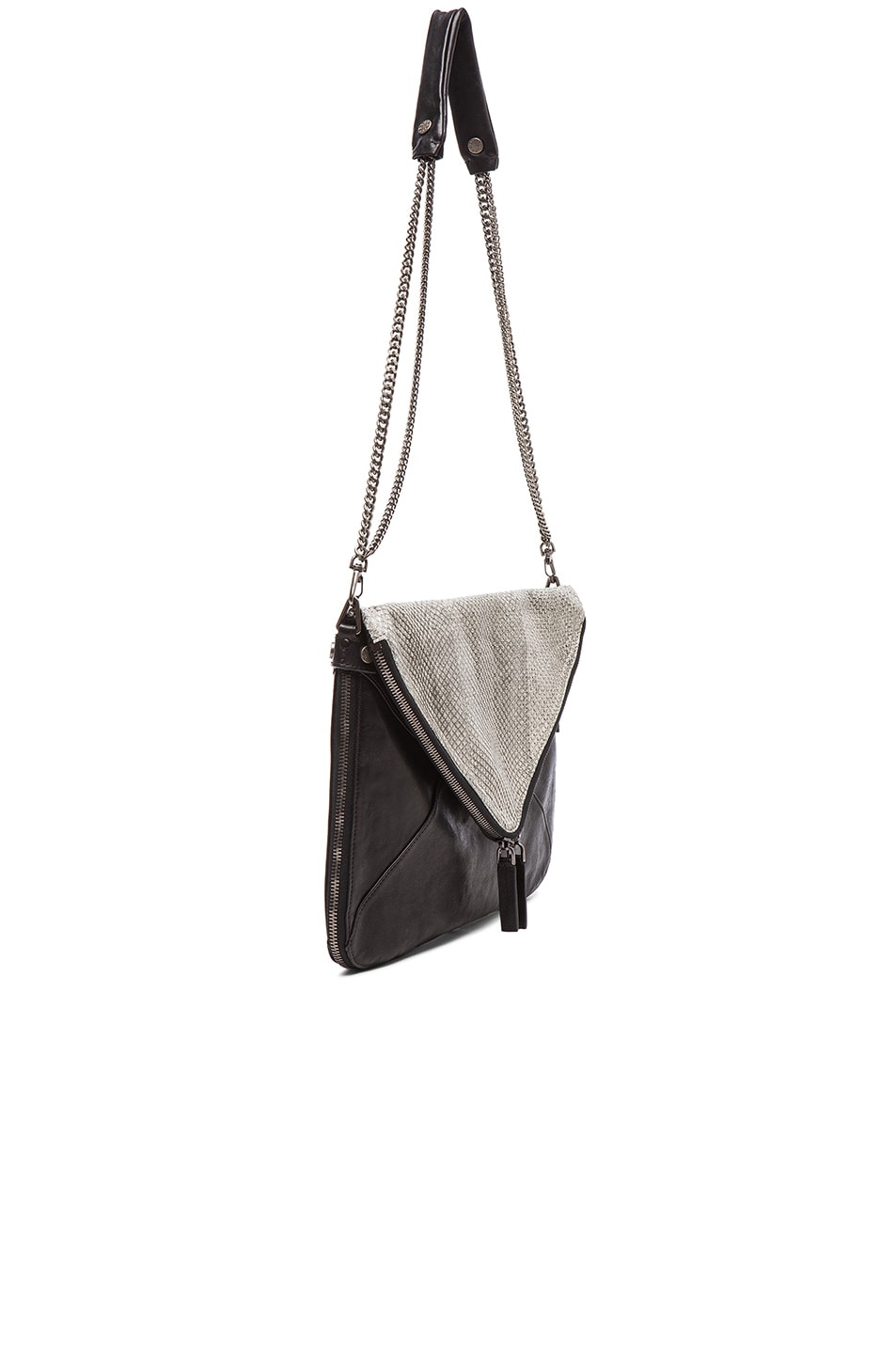 Boyy Slash Bag in Black, Pepper, & Salt | FWRD