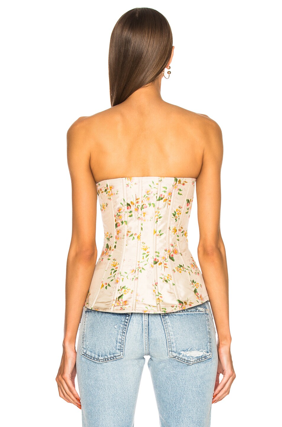 Brock Collection Tina Top in Beige Multi | FWRD