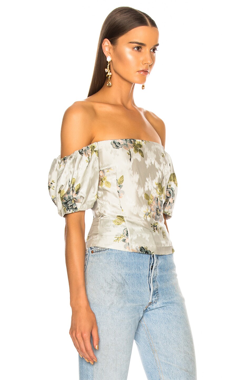 Brock Collection Boie Blouse in Blue Multicolor | FWRD