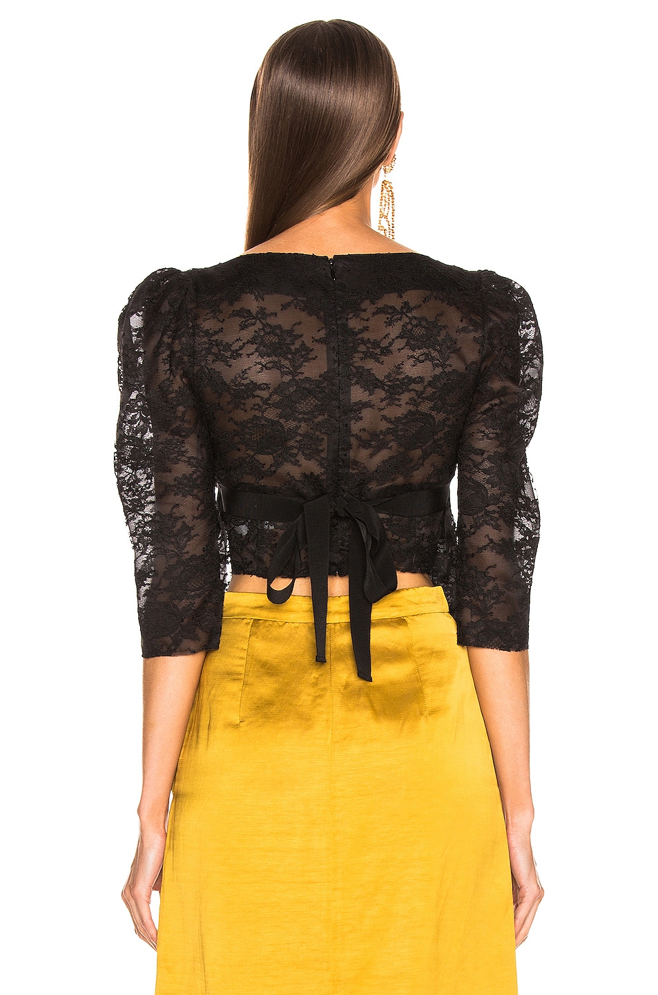 Brock Collection October Ladies Blouse in Black | FWRD