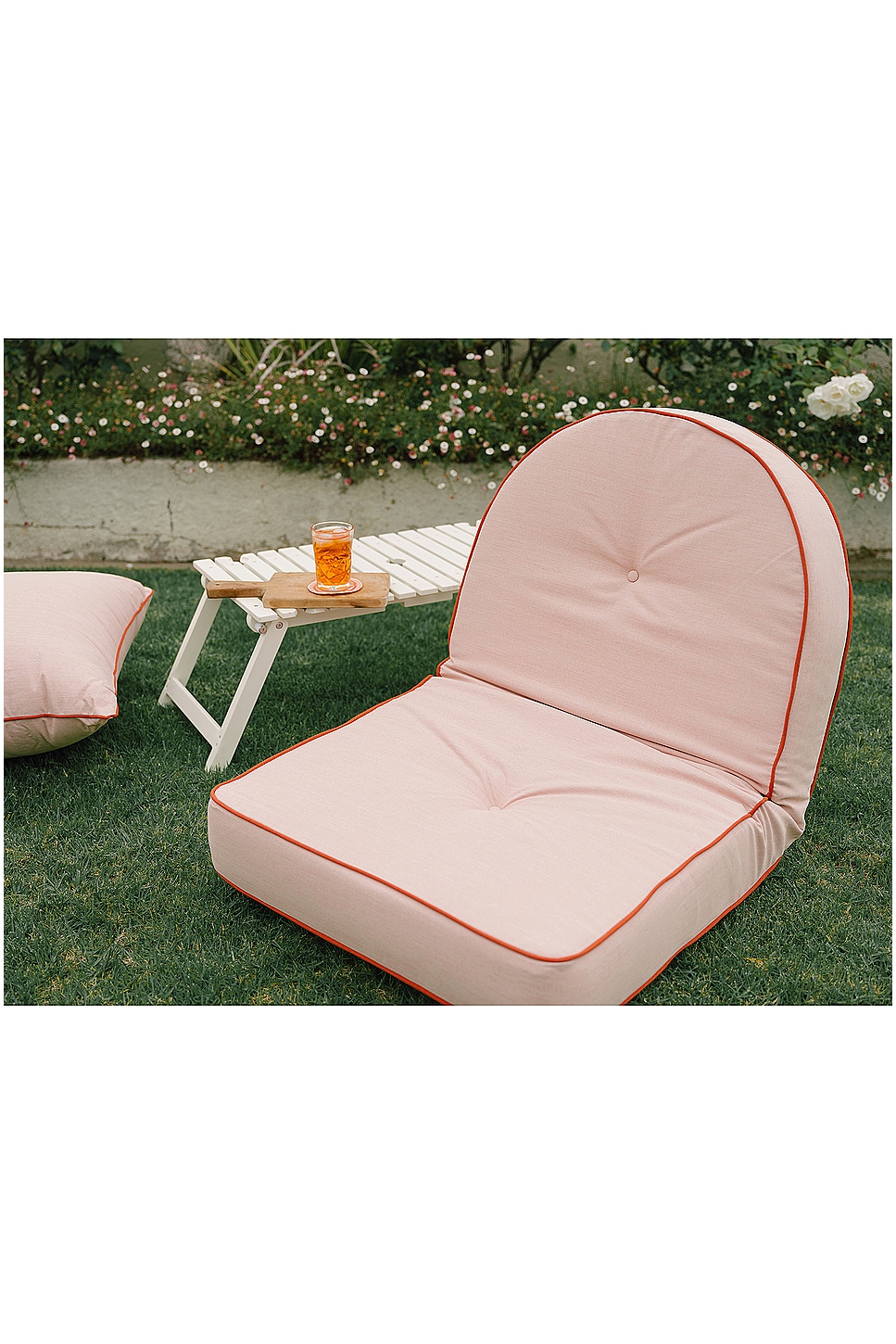 business & pleasure co. Reclining Pillow Lounger in Riviera Pink | FWRD