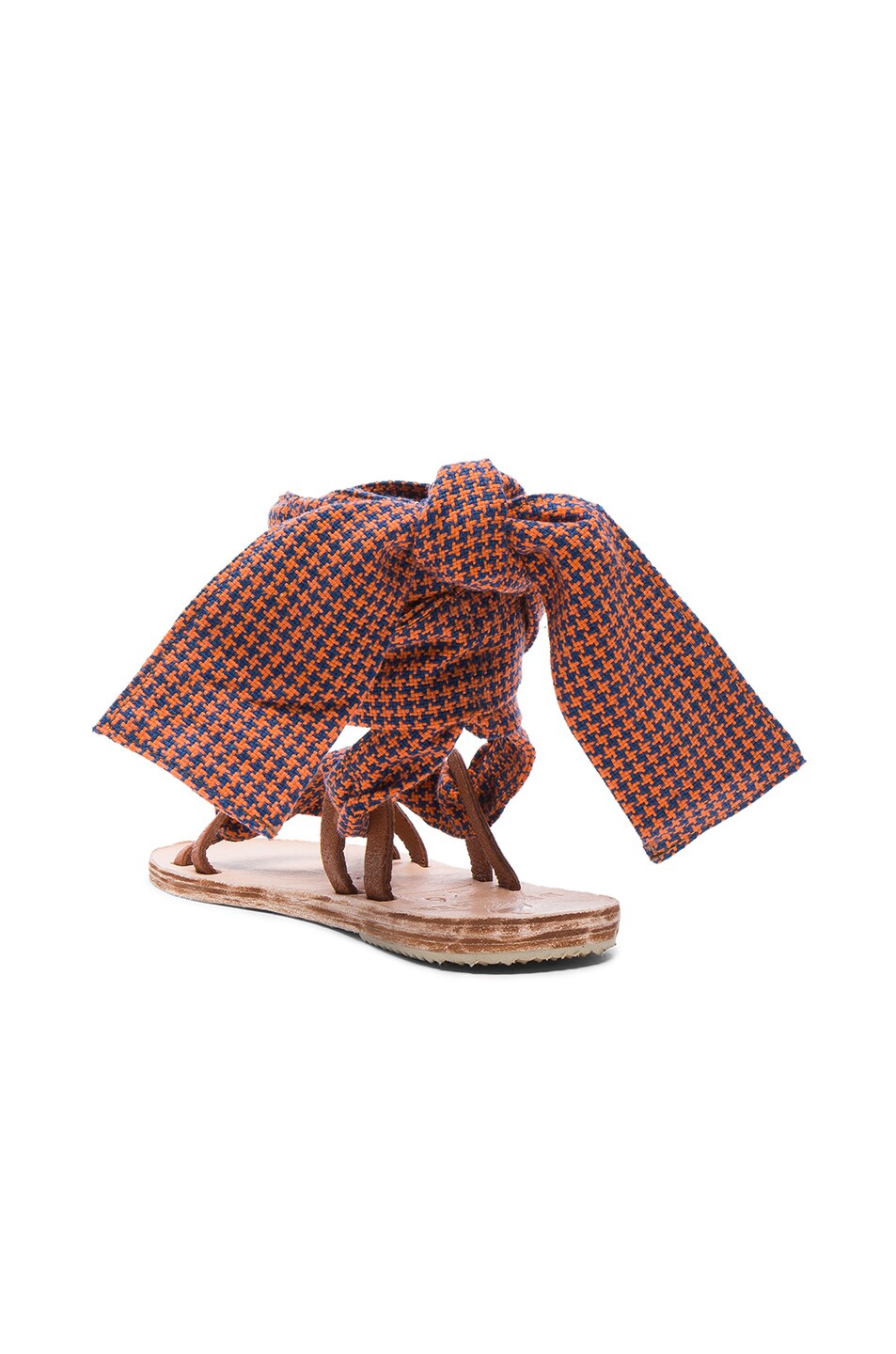 Brother Vellies Zanzibar Sandals in Sunset Check | FWRD