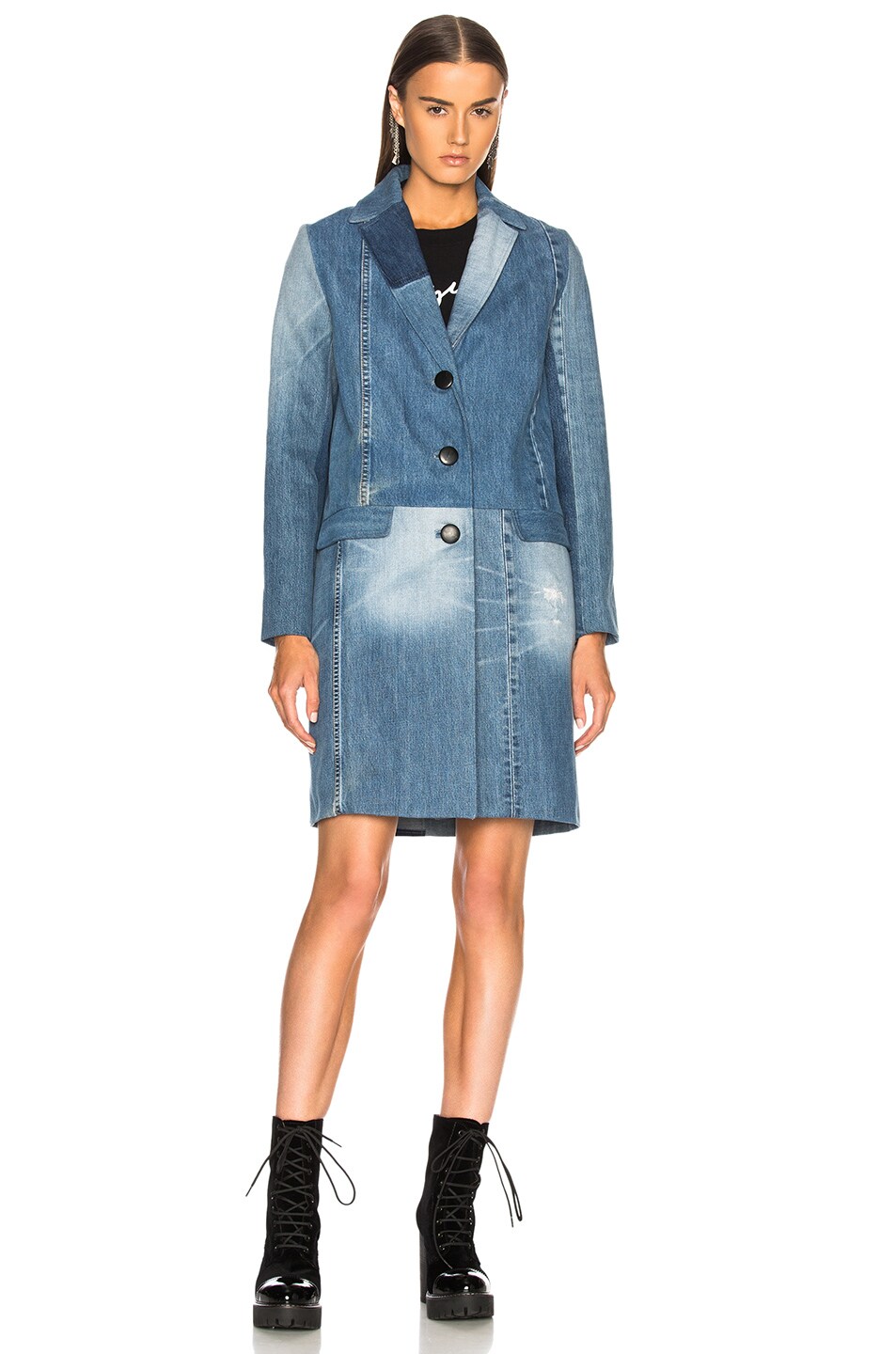 BEAU SOUCI Hendrix Coat in Blue | FWRD