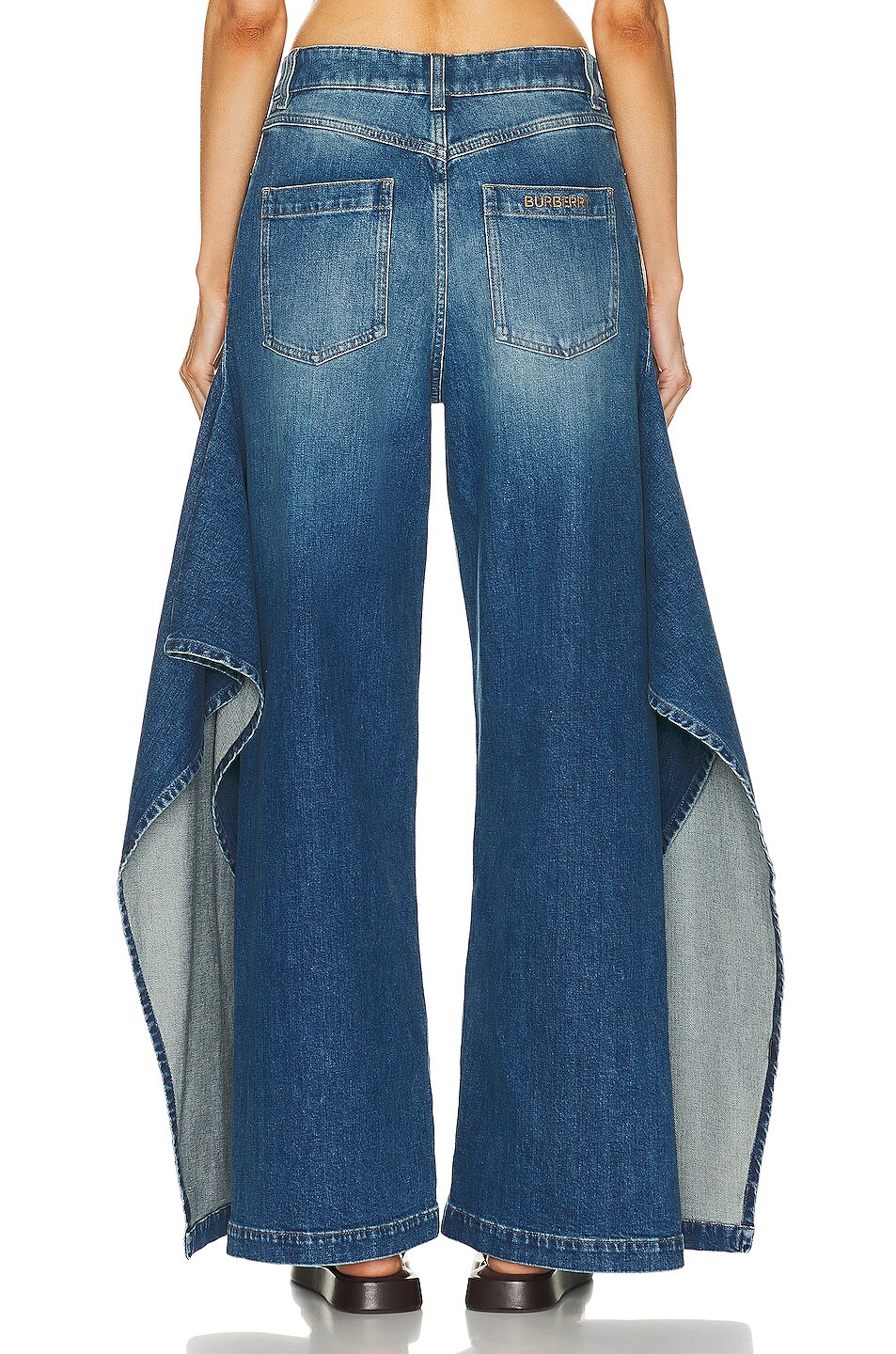Burberry Baggy Jean in Deep Slate Blue | FWRD