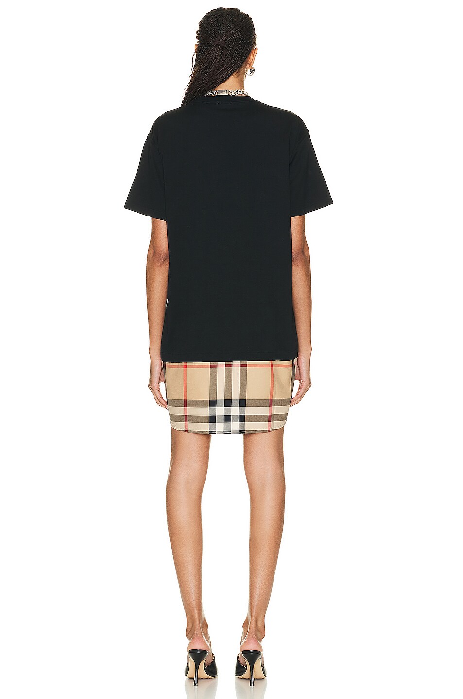 Burberry Eden Check Shirt in Black | FWRD