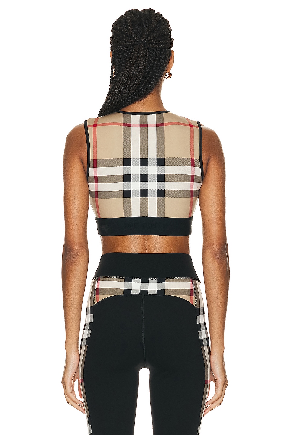 Burberry Bra Top in Black | FWRD