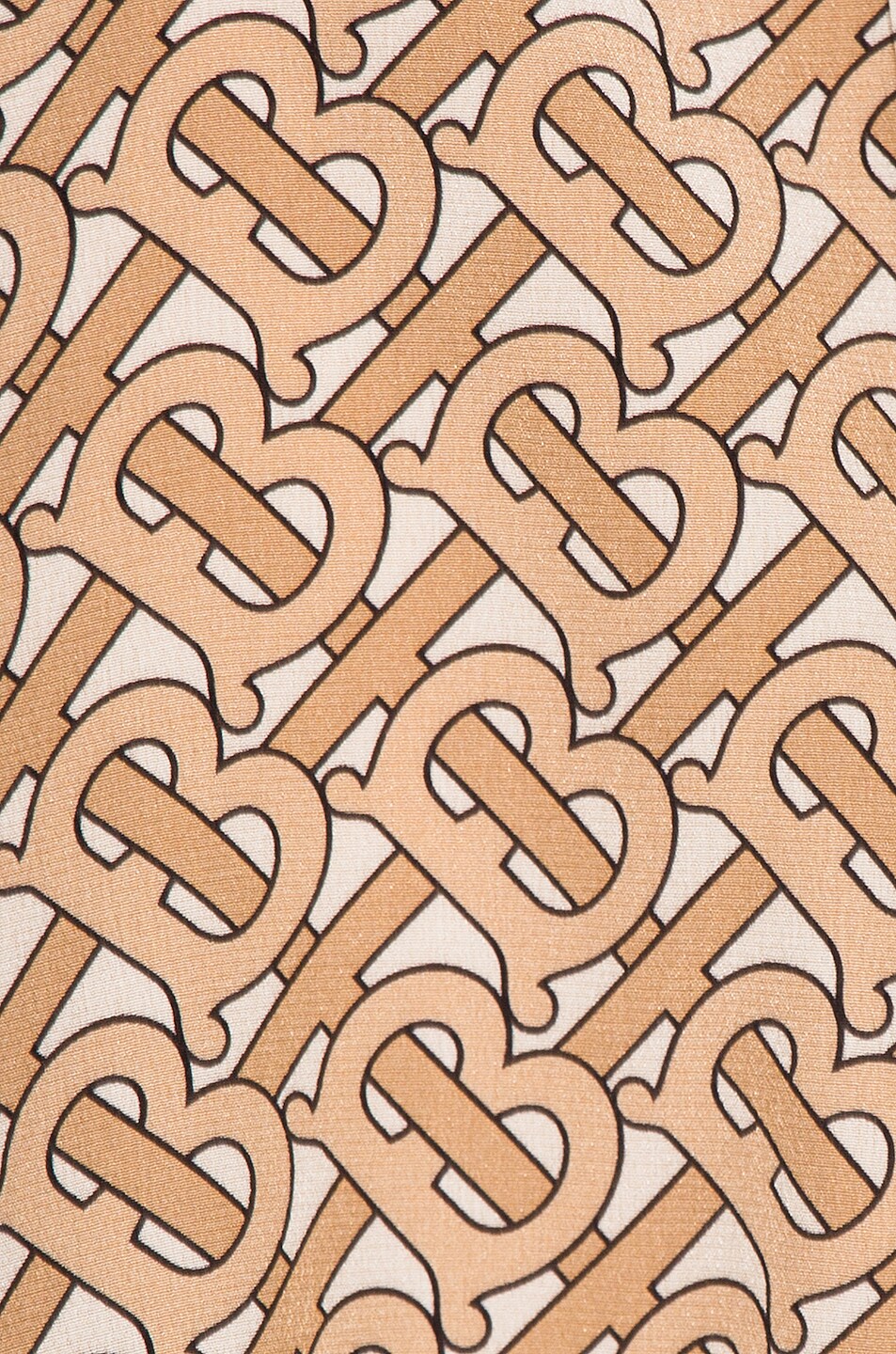 Burberry Monogram Contrast Top in Light Camel | FWRD