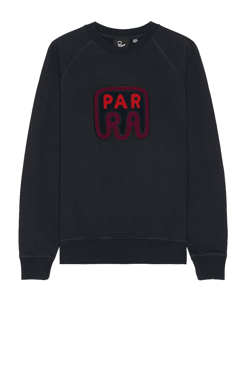 By Parra Fast Food Logo Crewneck in Navy Blue | FWRD