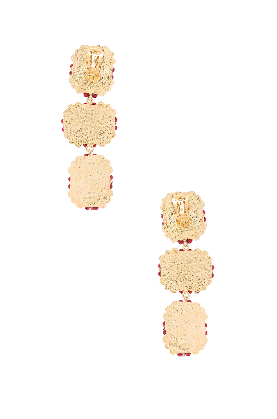 Christie Nicolaides Allegra Earrings in Rose Quartz | FWRD