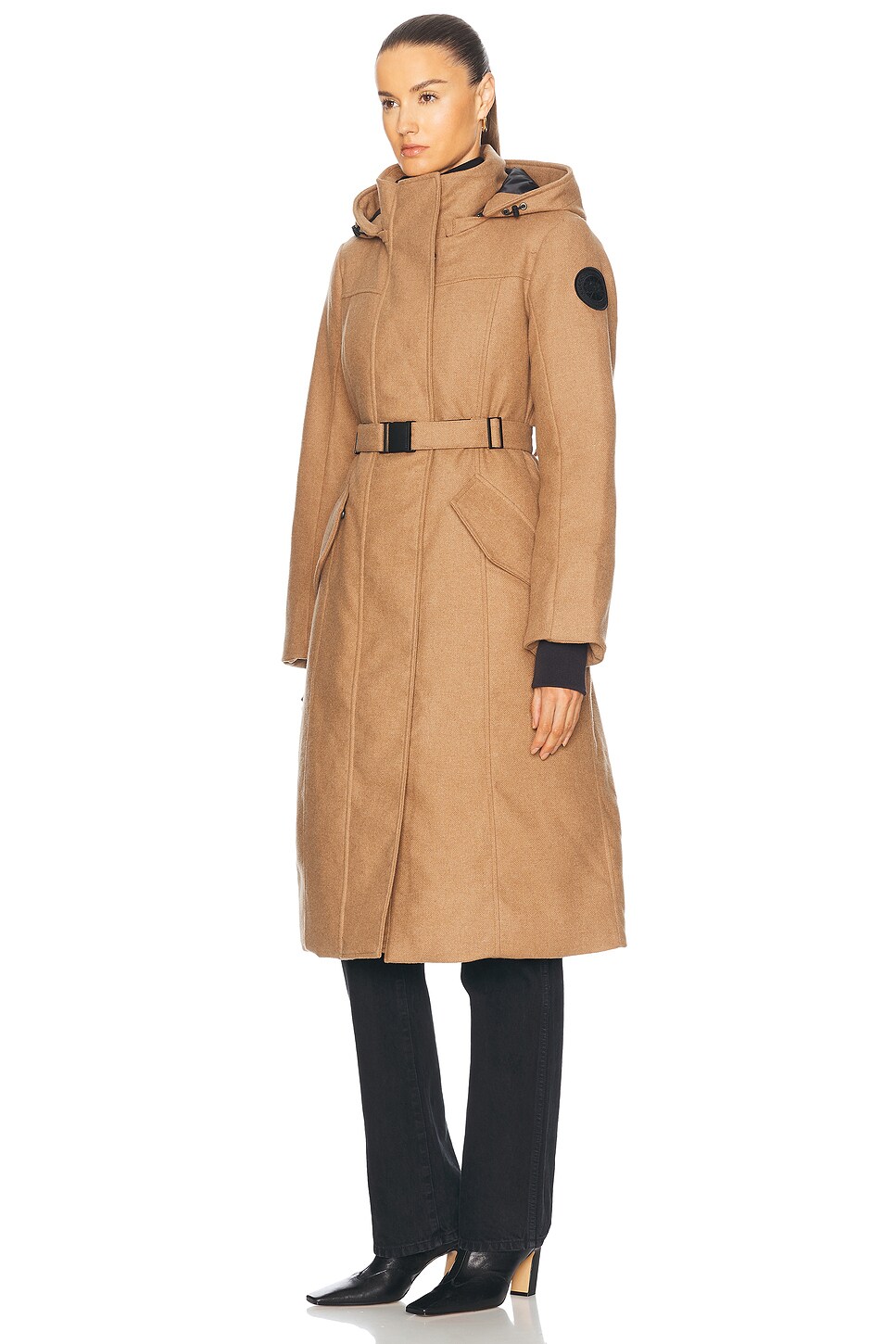 Canada Goose Bala Parka Wool in Caramel Melange | FWRD