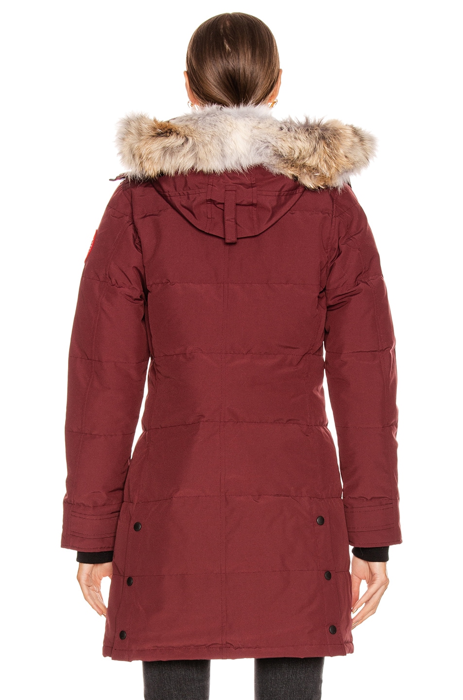Canada Goose Shelburne Parka with Coyote Fur in Elderberry | FWRD