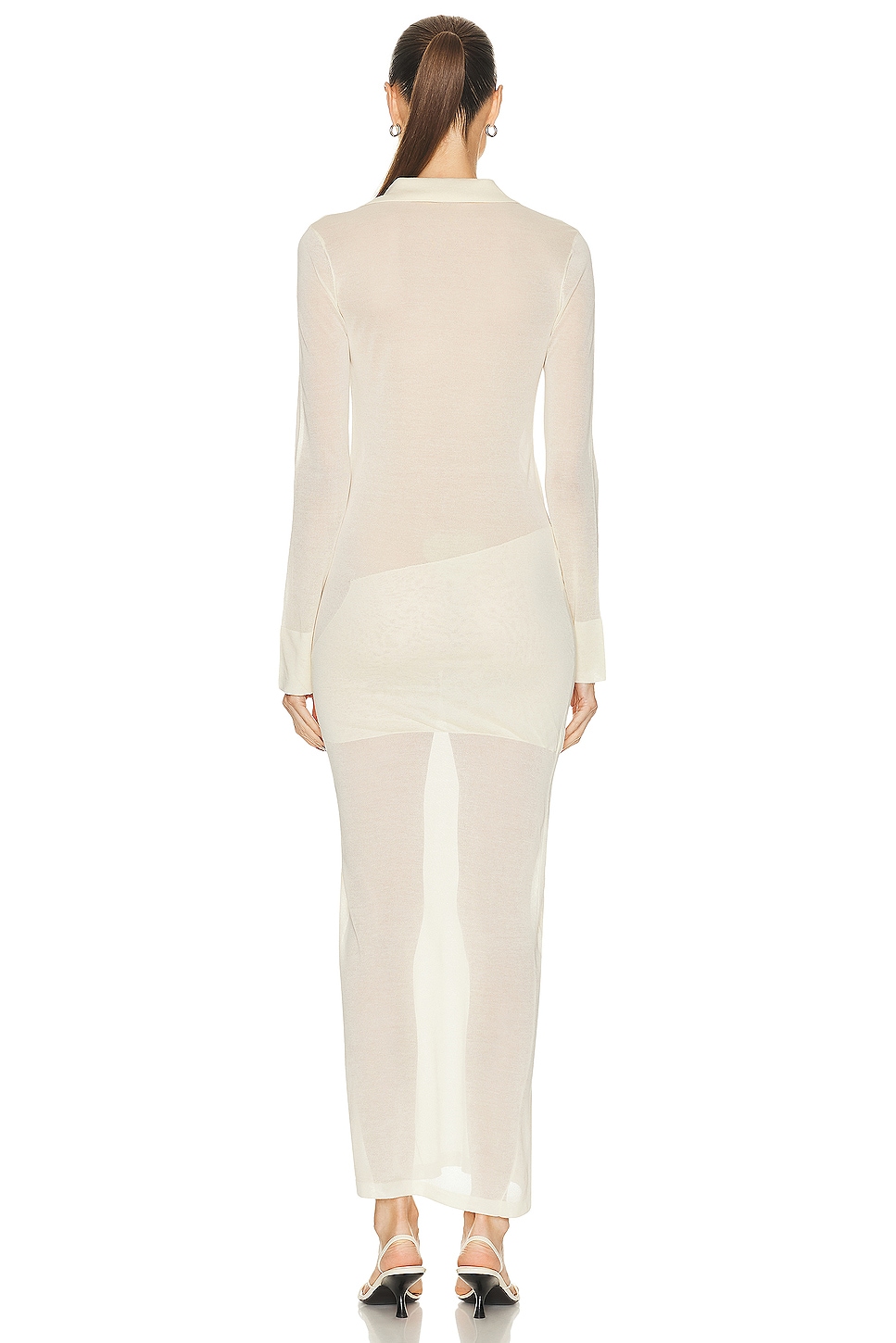 Christopher Esber Kaviro Knit Polo Dress in Butter | FWRD
