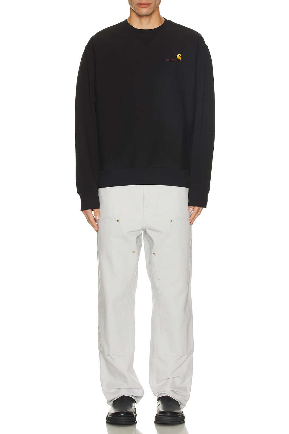 Carhartt WIP American Script Sweater in Black | FWRD