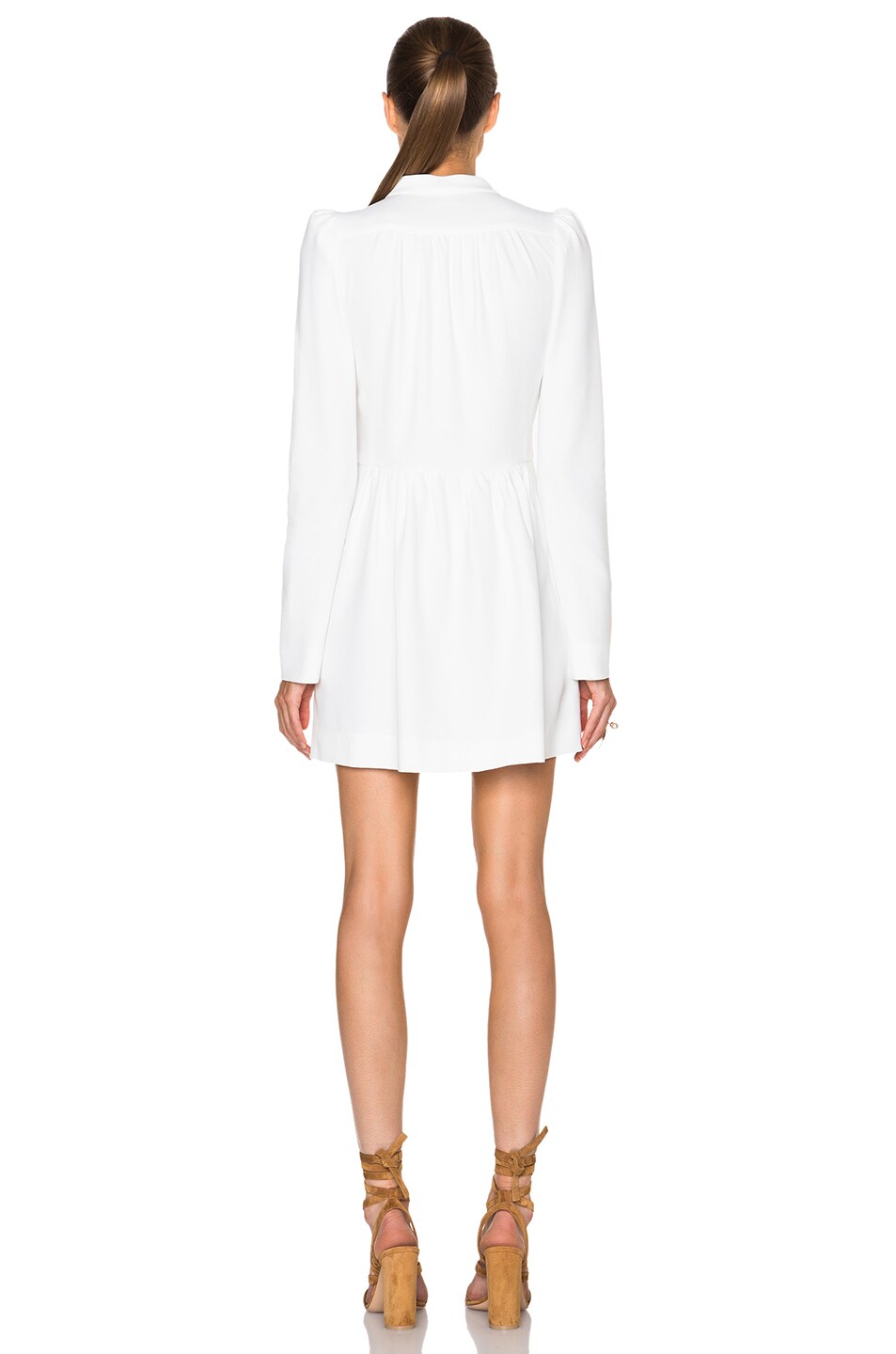 Chloe Mini Dress in Milk | FWRD