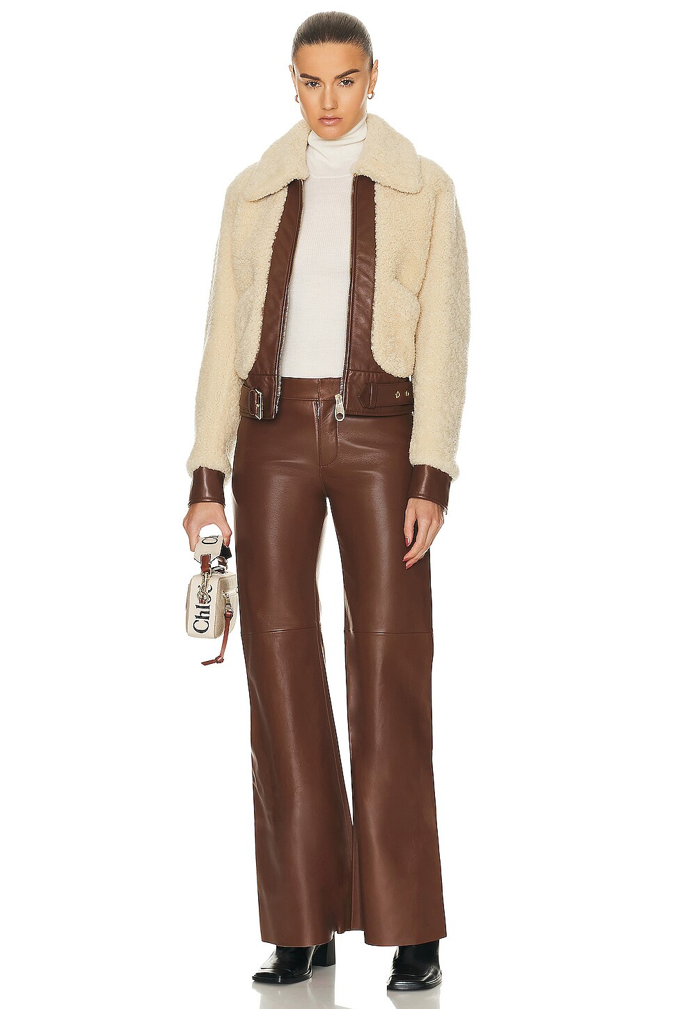 Chloe Jacket in Whisper White | FWRD