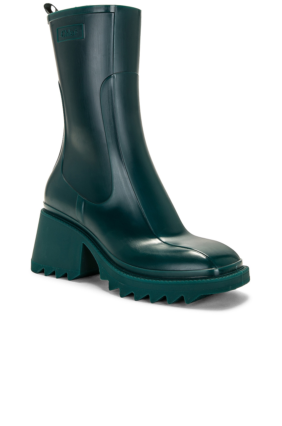 Chloe Betty Boots in Dark Emerald | FWRD