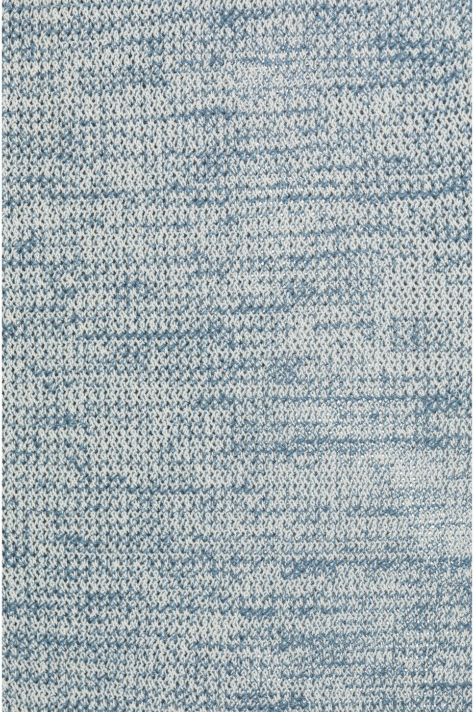 Club Monaco Short Sleeve Mesh Shirt in Space Dye Blue | FWRD