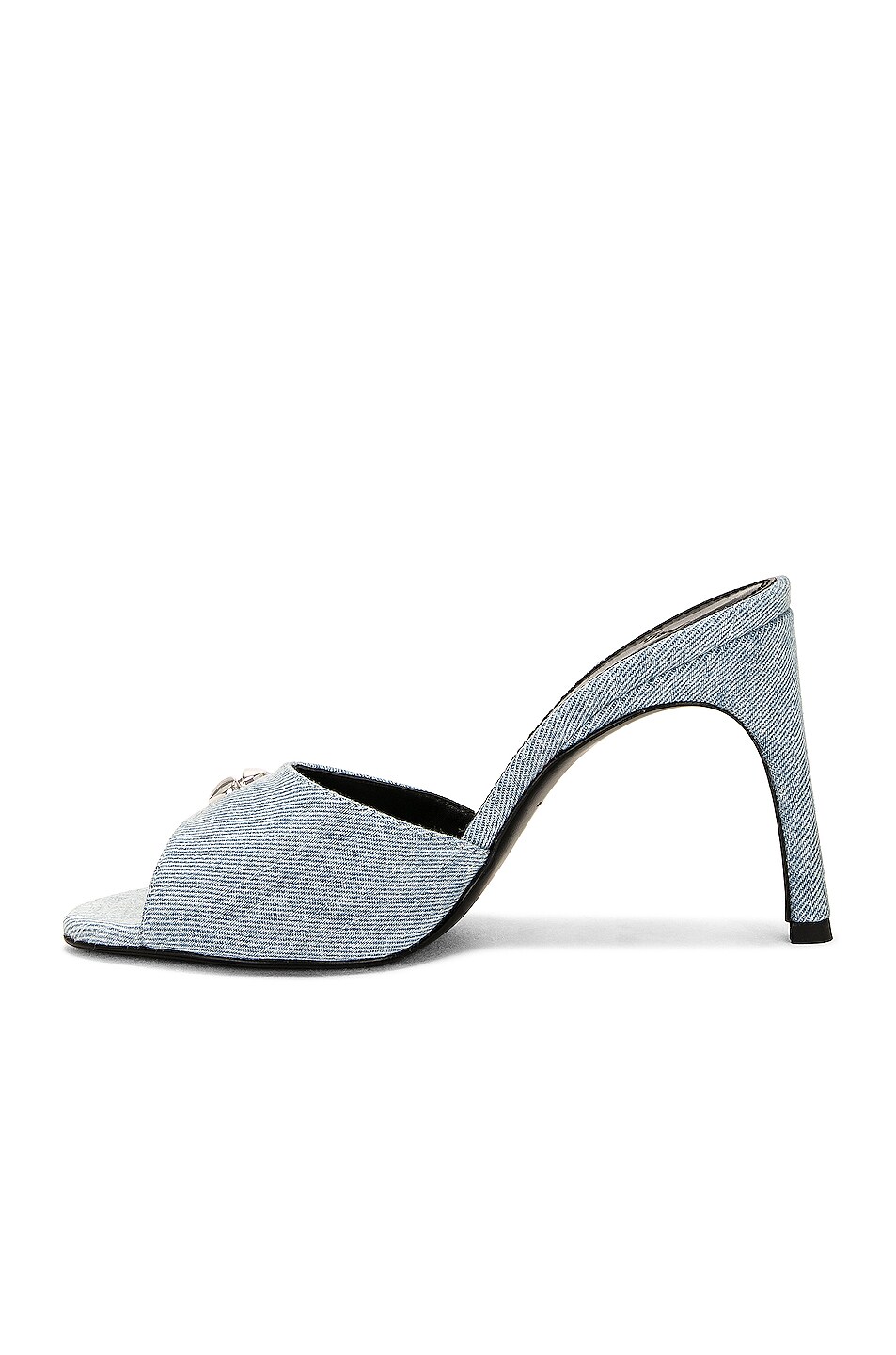 Coperni Denim Logo Mule in Ice Blue | FWRD