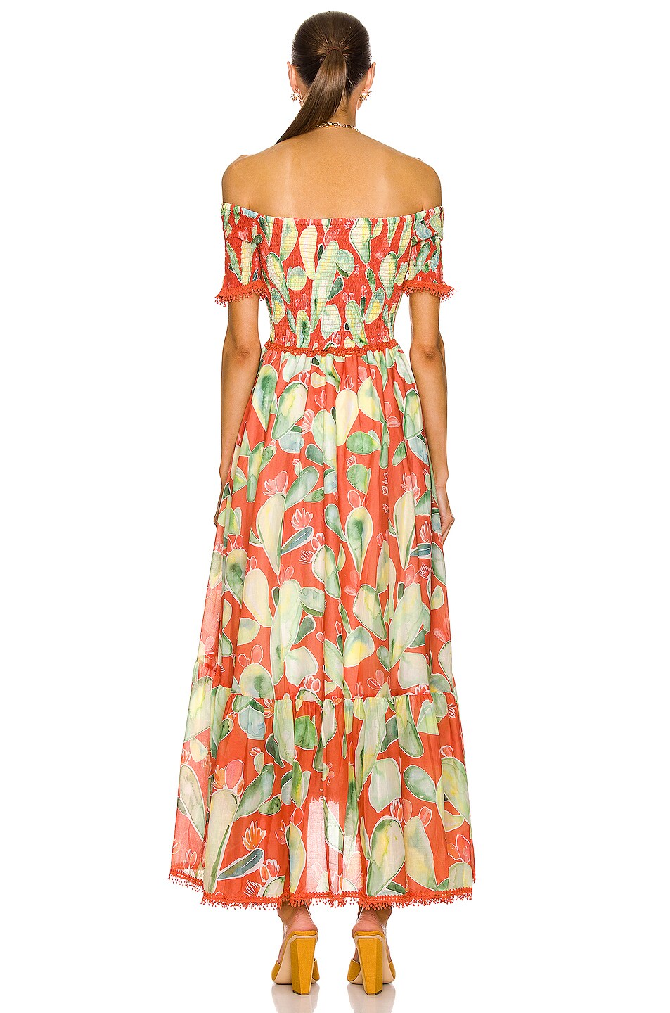 Charo Ruiz Ibiza Aryana Maxi Dress in Red Barbary Print | FWRD