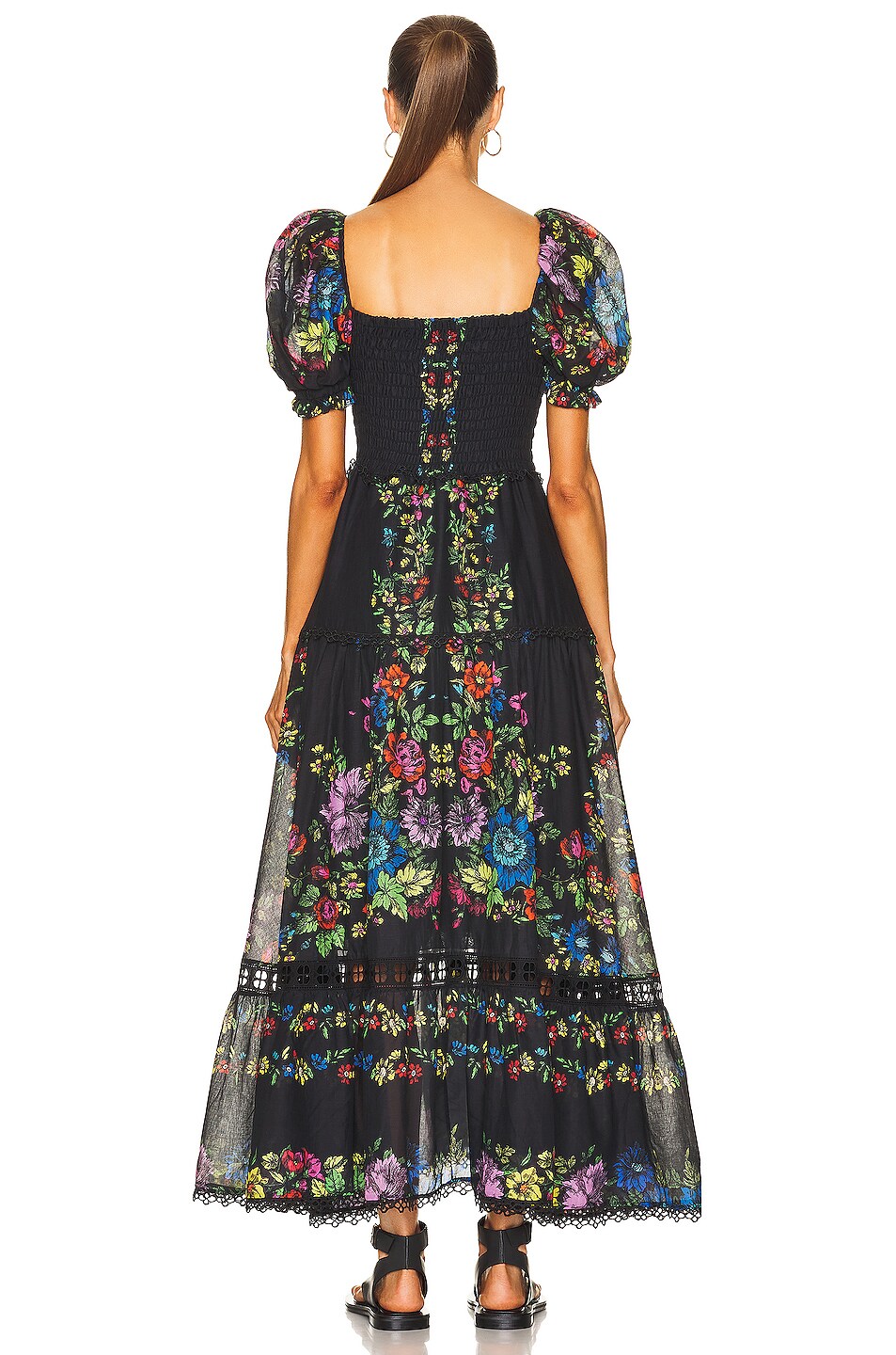 Charo Ruiz Ibiza Salva Maxi Dress in Garden Black | FWRD