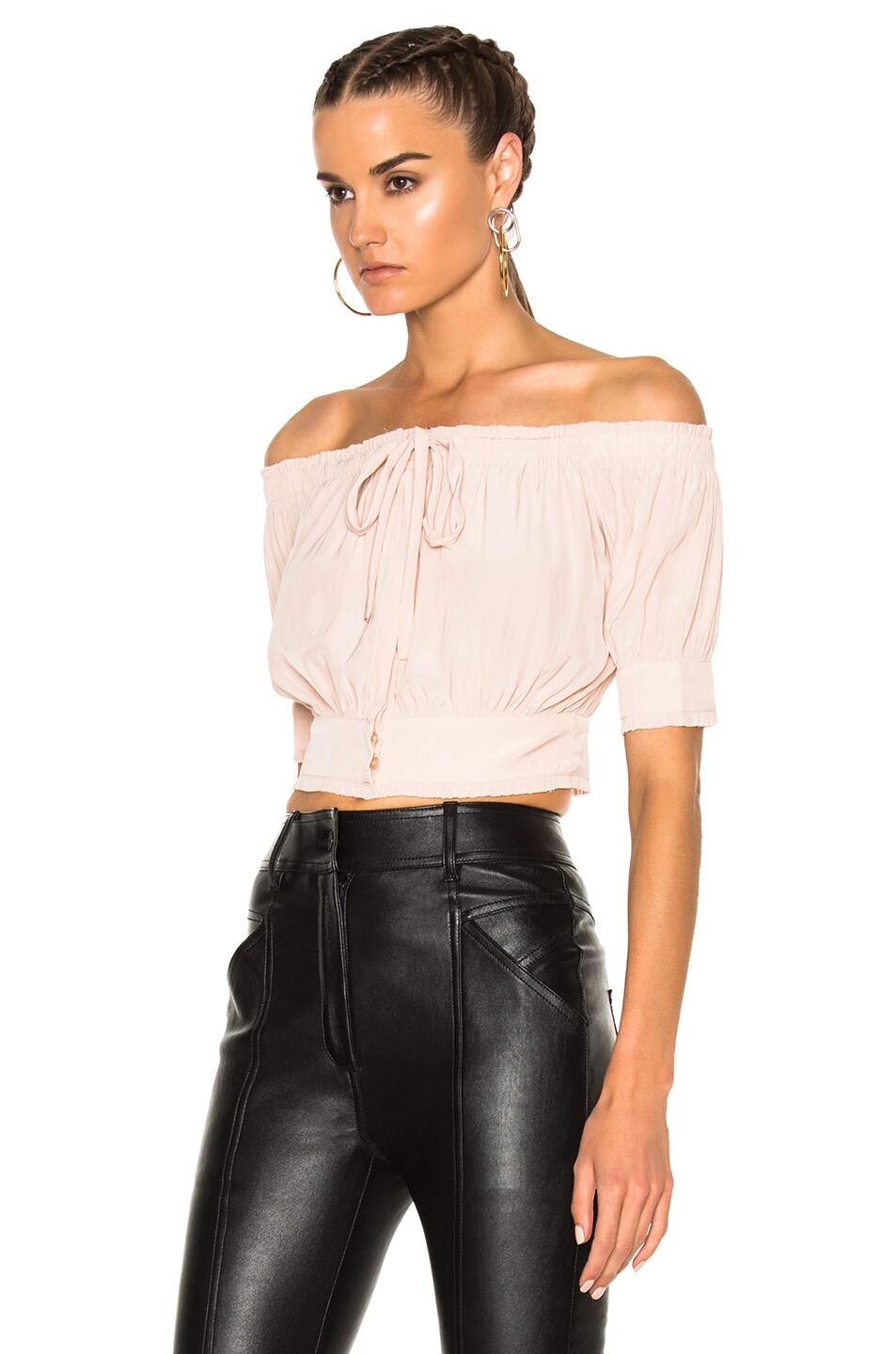 Calvin Rucker The Reasons Top in Blush | FWRD