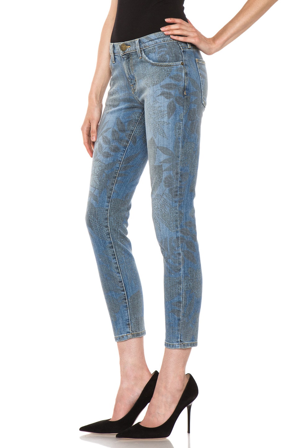 Current/Elliott The Stiletto Jean in Denim Jungle | FWRD