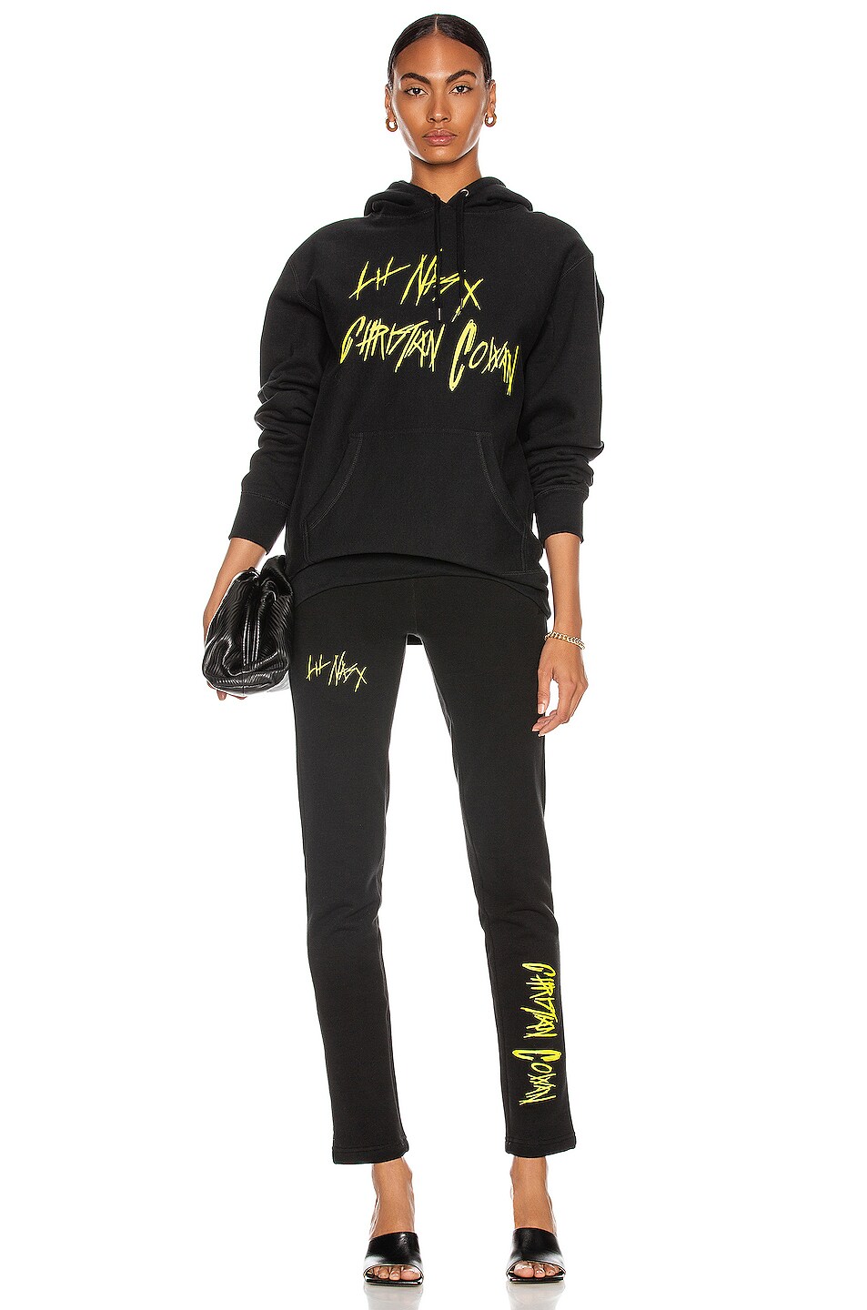 CHRISTIAN COWAN x Lil Nas Signature Sweatshirt in Black 1 | FWRD