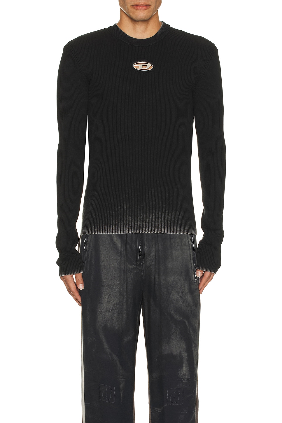 Diesel Darin Sweater in Black | FWRD