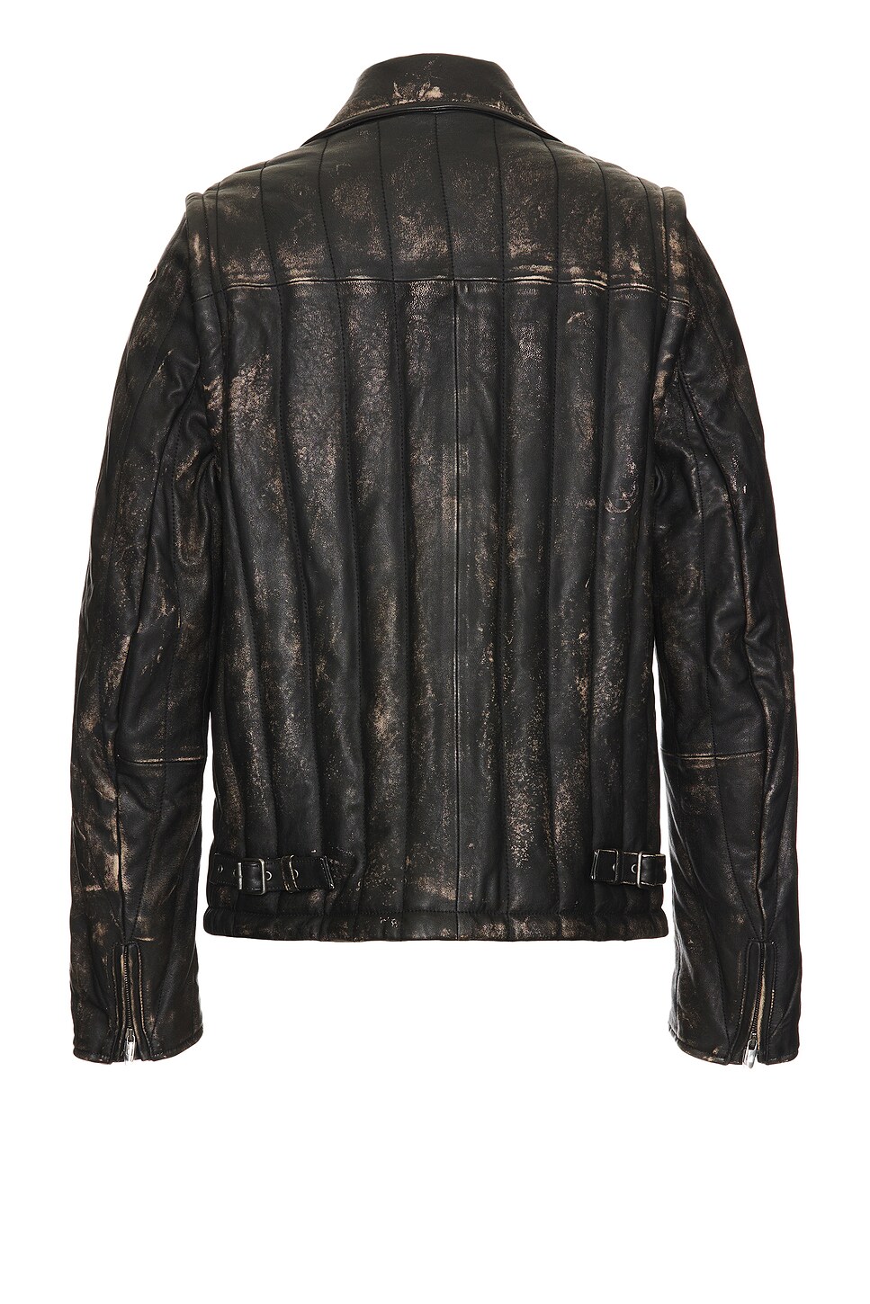 Diesel Albert Leather Jacket in Black | FWRD
