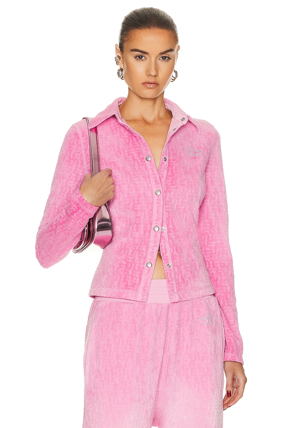 Diesel Amuse Long Sleeve Top in Pink | FWRD