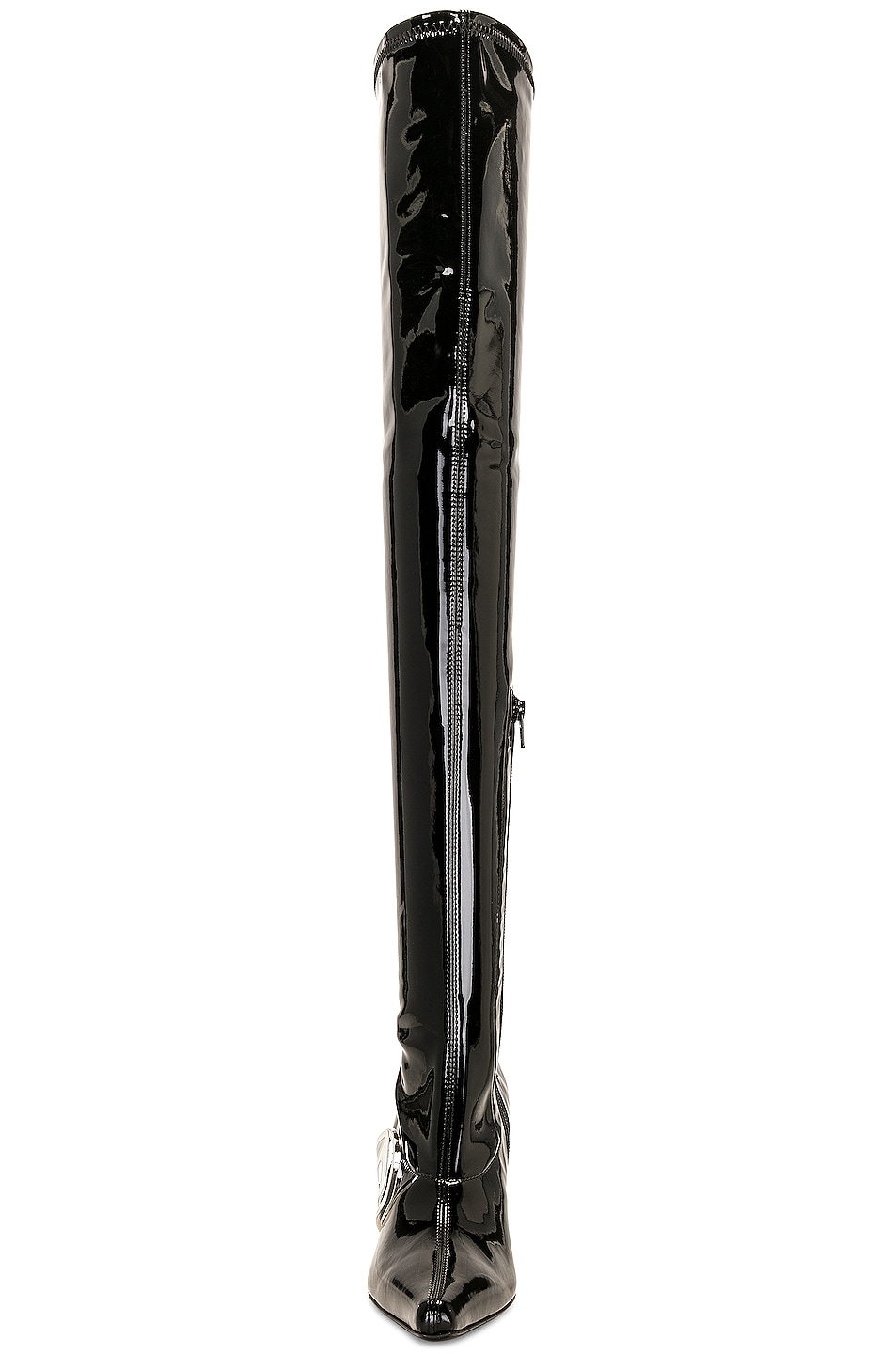 Diesel Stretch Over the Knee Boot in Black | FWRD