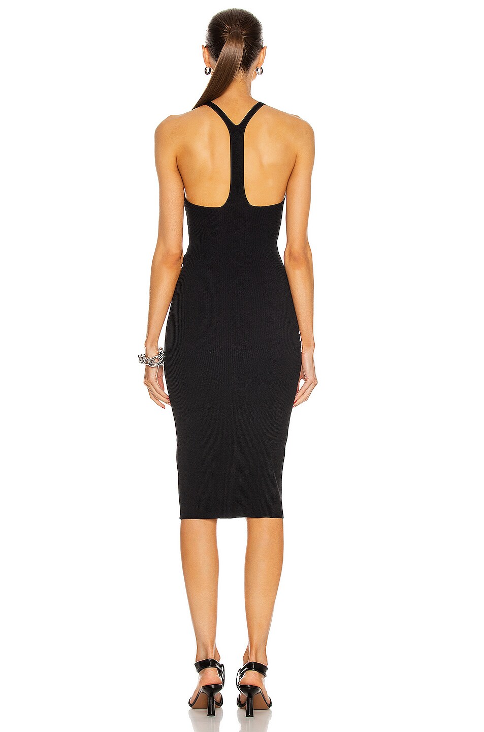 Dion Lee Lustrate Fork Dress in Black & Ink | FWRD