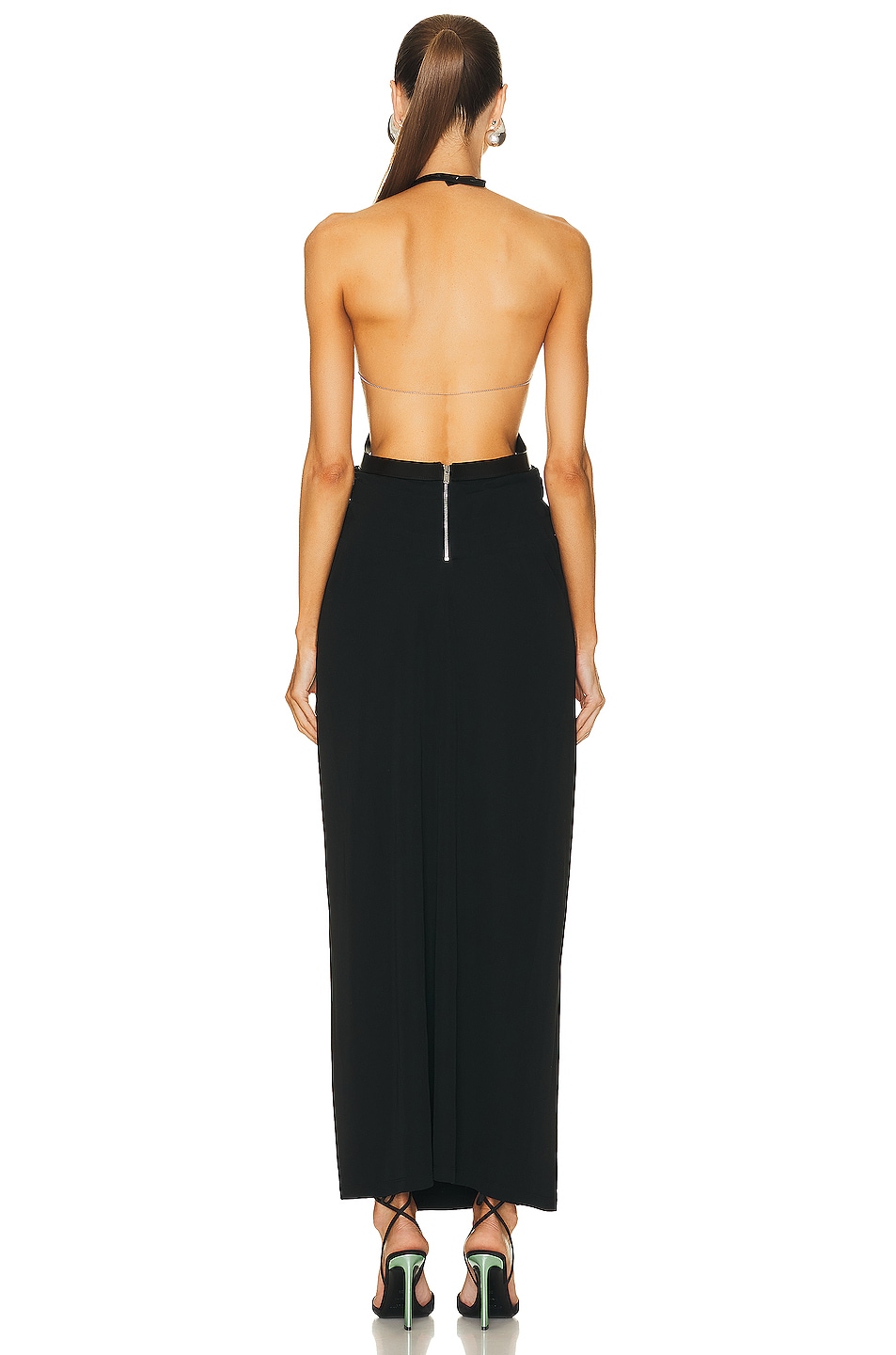 Dion Lee Leaf Arrow Dress in BLACK | FWRD