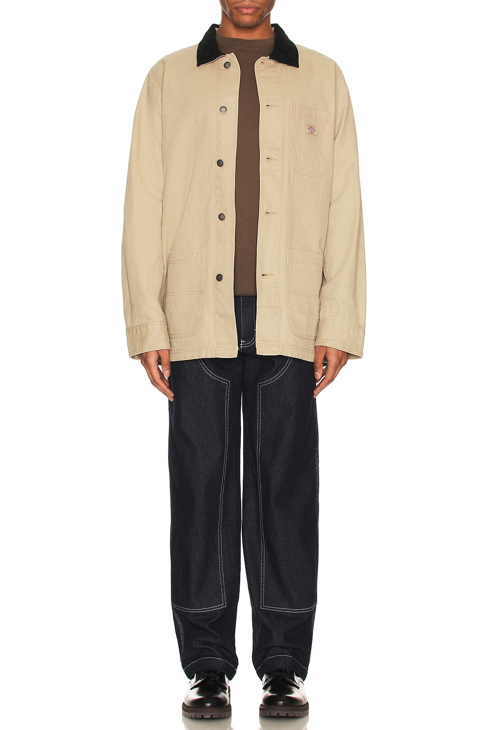 Dickies Duck Unlined Chore Coat in Stonewashed Desert Sand | FWRD