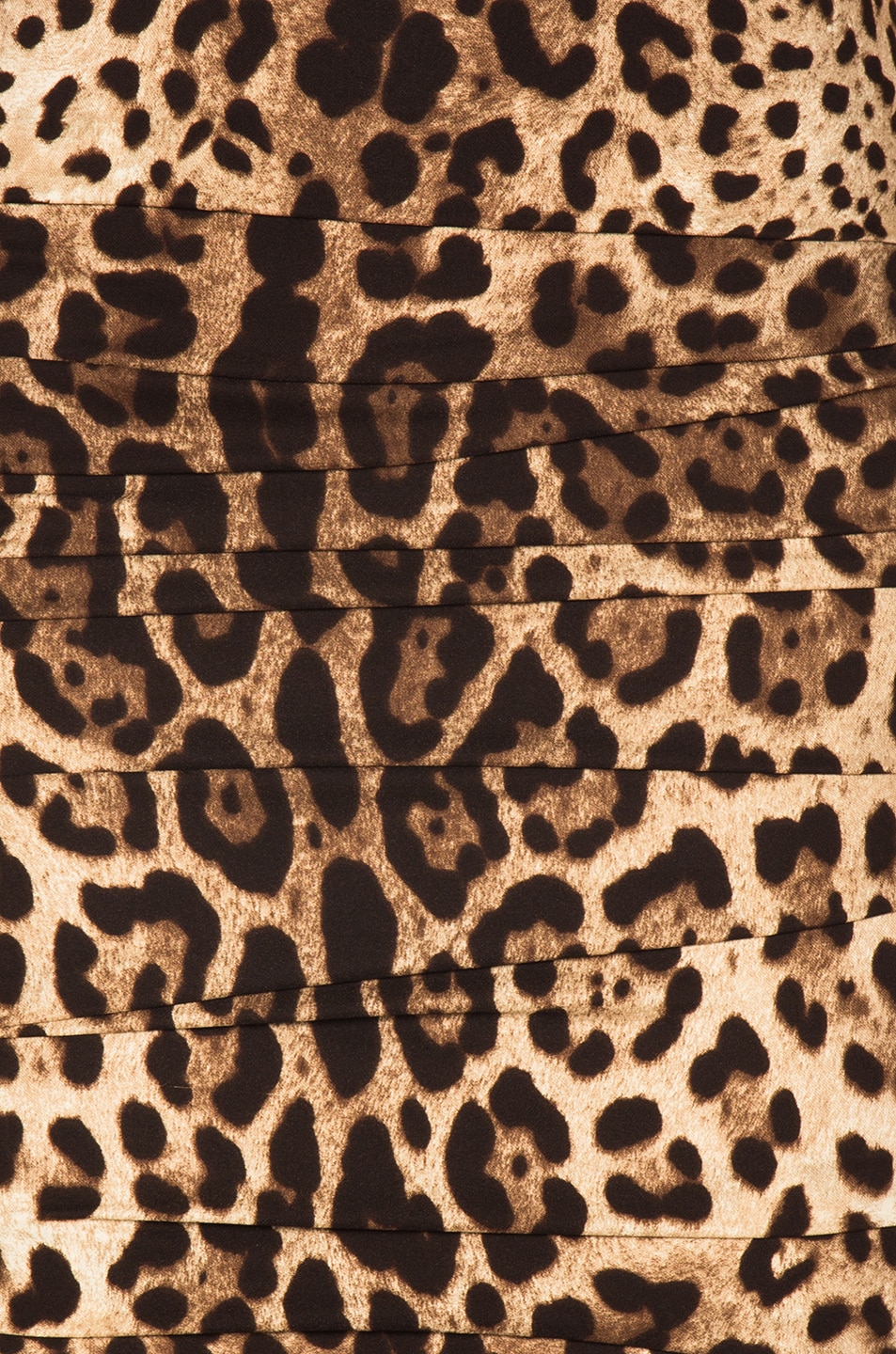 Dolce & Gabbana Cady Stretch Leopard Print Dress in Natural | FWRD