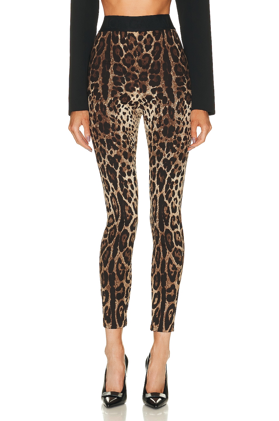 Dolce & Gabbana Jersey Printed Legging in Leopard | FWRD
