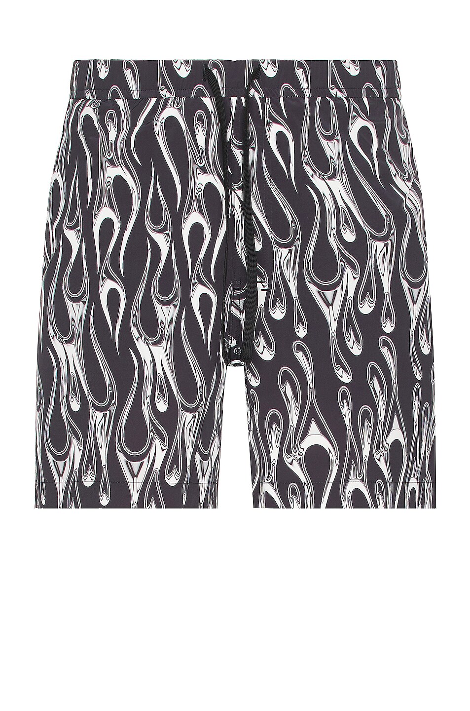 DOUBLE RAINBOUU Night Swim Short in Burning Up | FWRD
